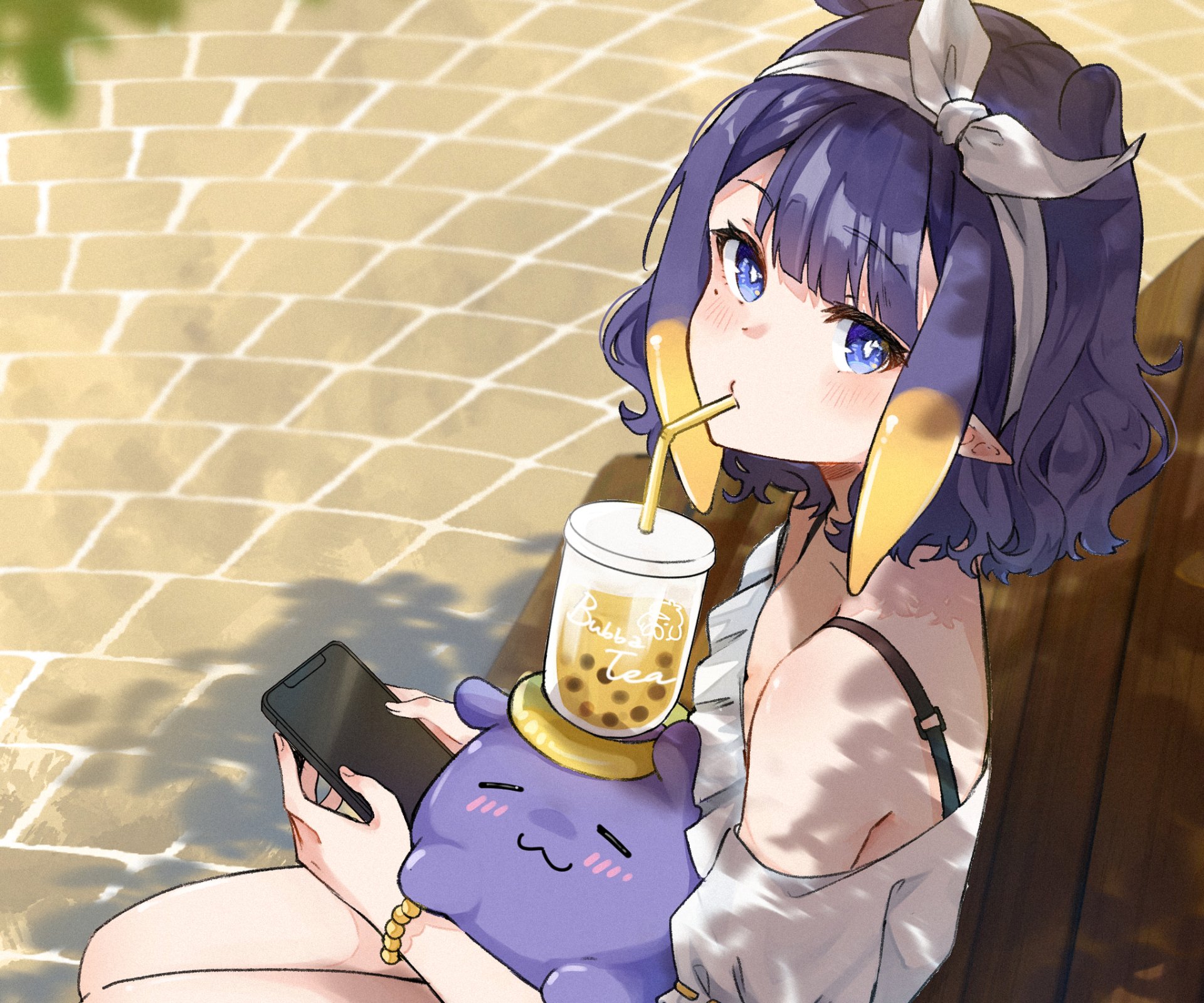 Download Ninomae Ina'nis Hololive Anime Virtual Youtuber HD Wallpaper