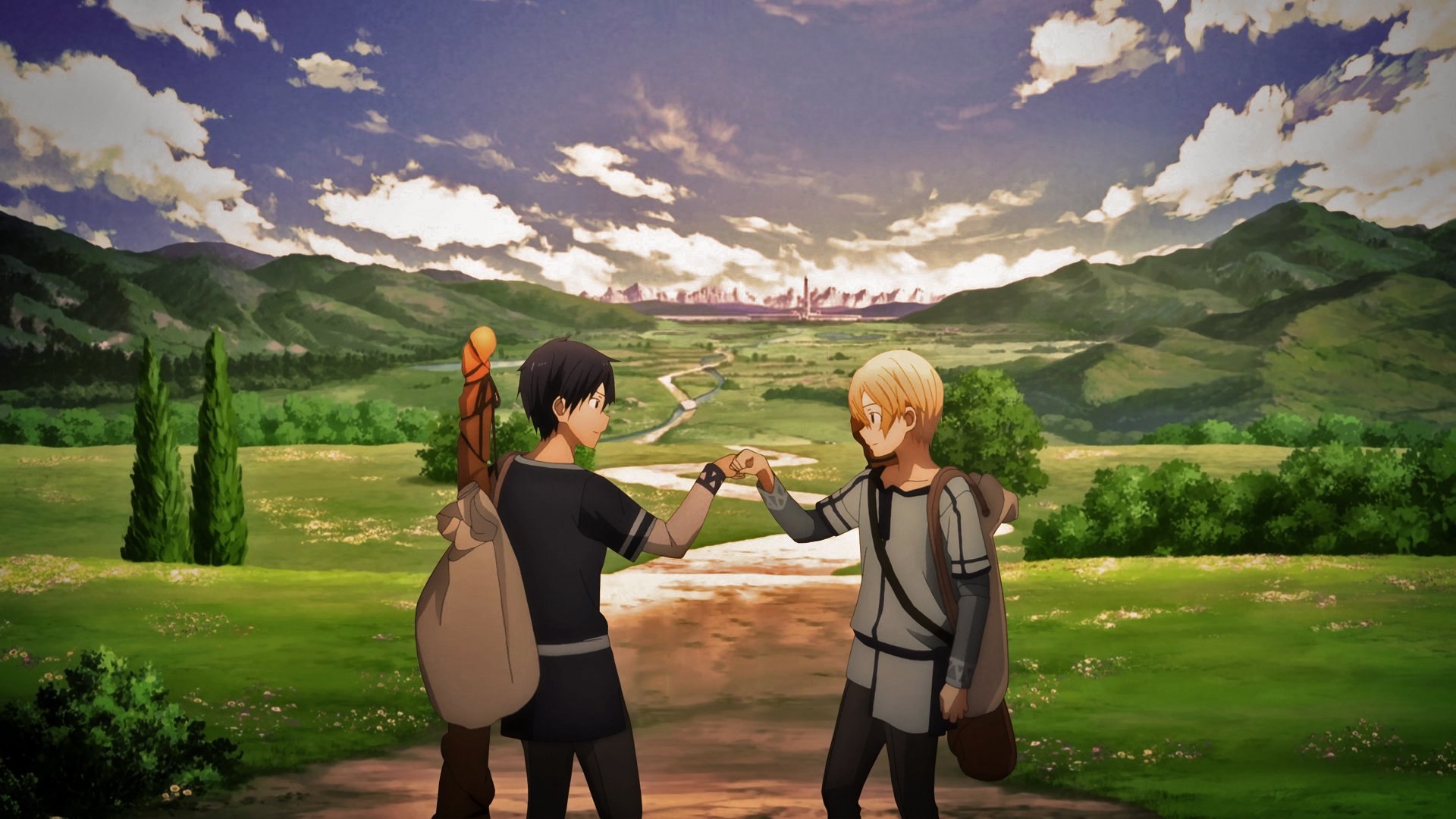 Kirito & Eugeo Departure by Kaz_Kirigiri