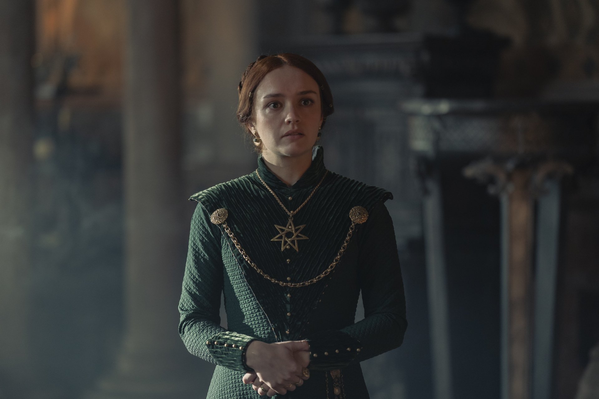 Download Alicent Hightower Olivia Cooke TV Show House Of The Dragon 4k Ultra HD Wallpaper