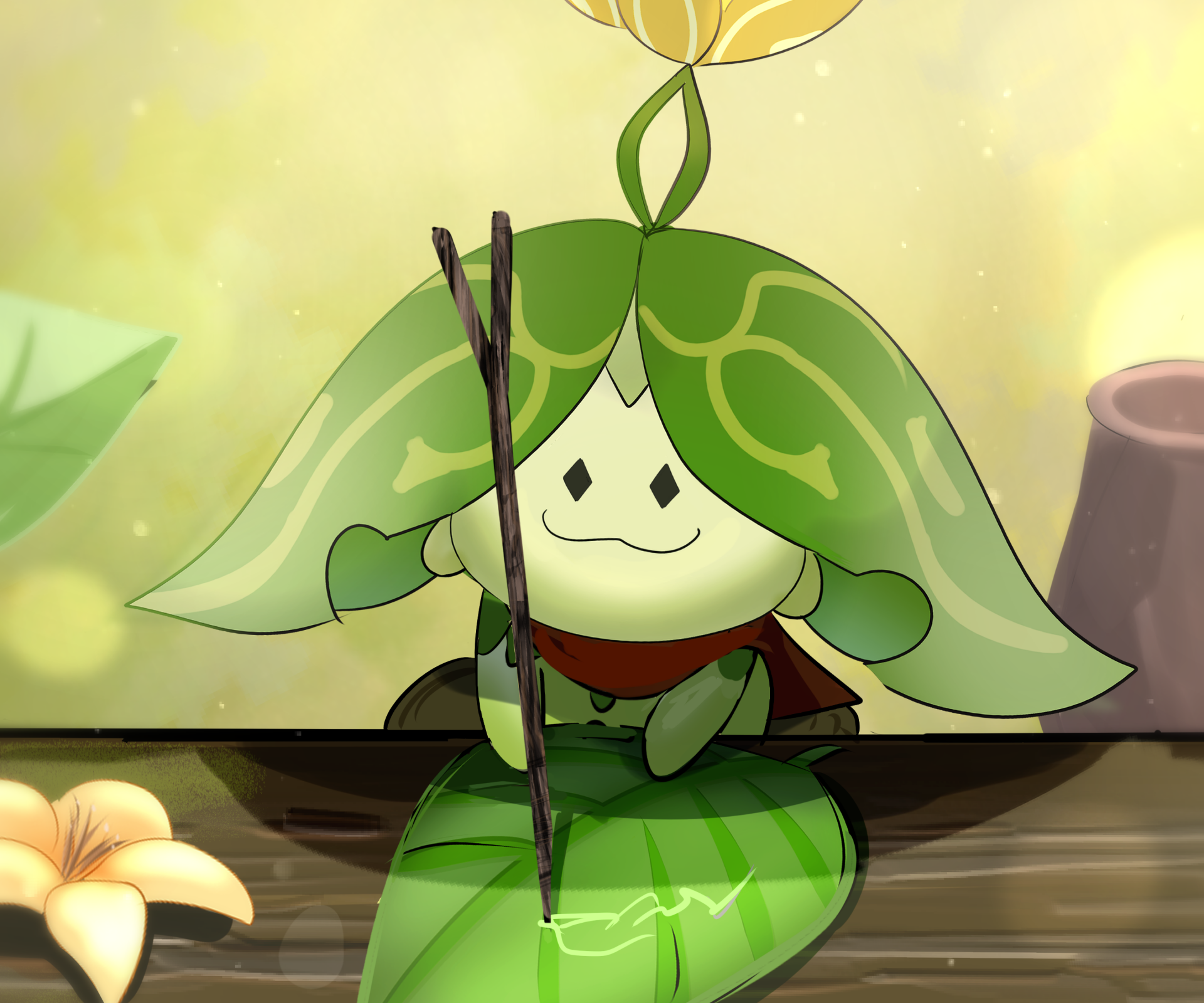 Download Aranara Video Game Genshin Impact HD Wallpaper