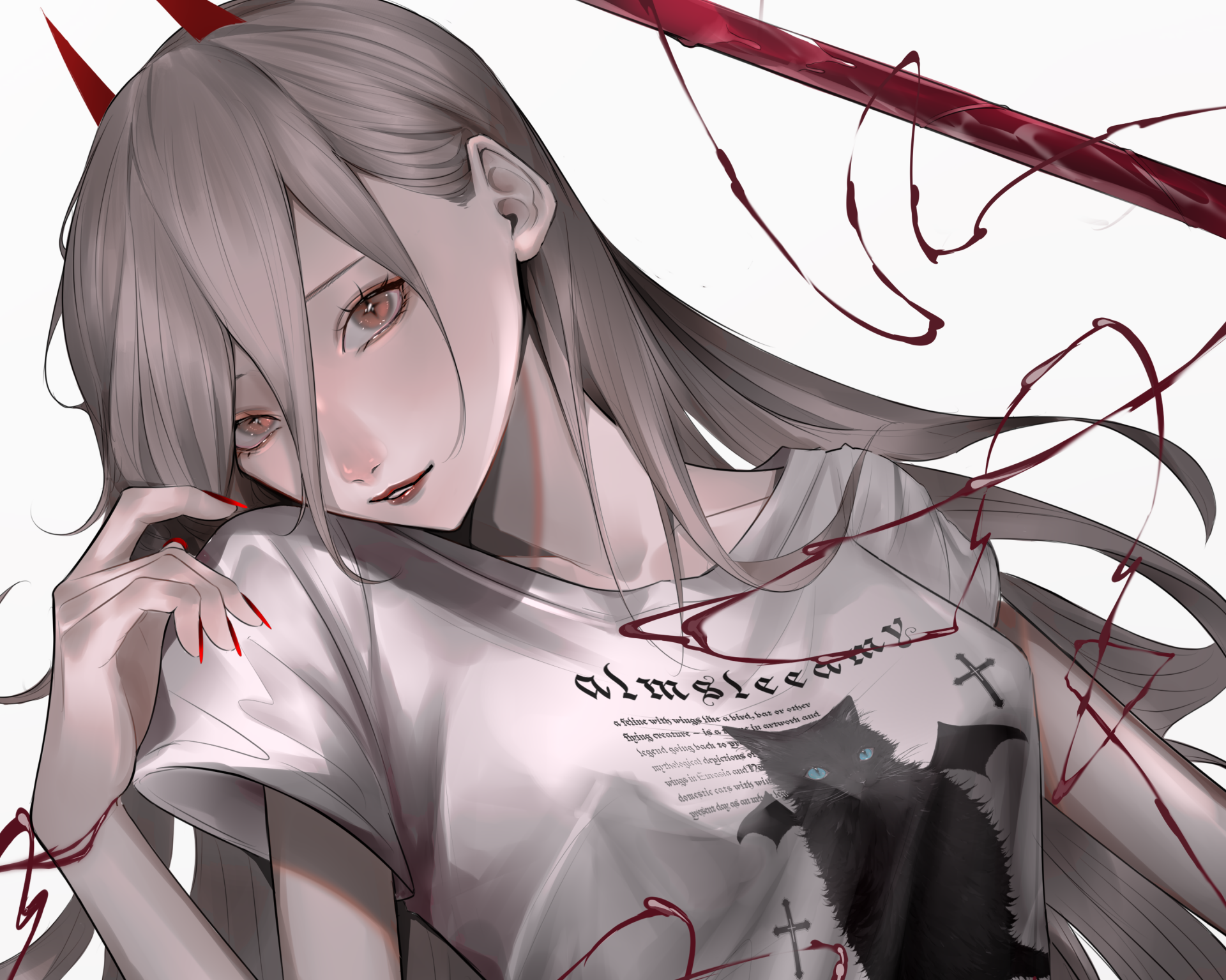 Download Power (Chainsaw Man) Anime Chainsaw Man HD Wallpaper by mano mouth