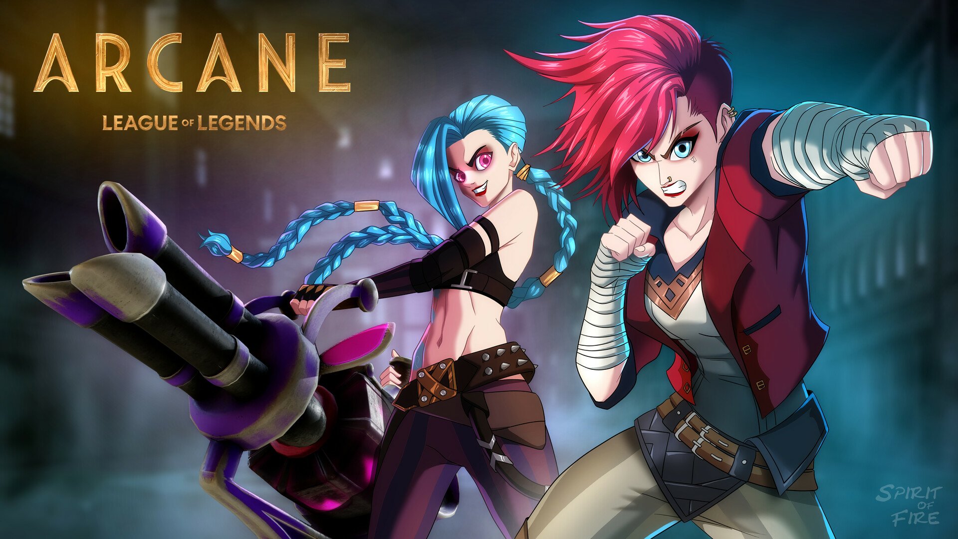 Download Jinx (League Of Legends) VI (League Of Legends) TV Show Arcane ...