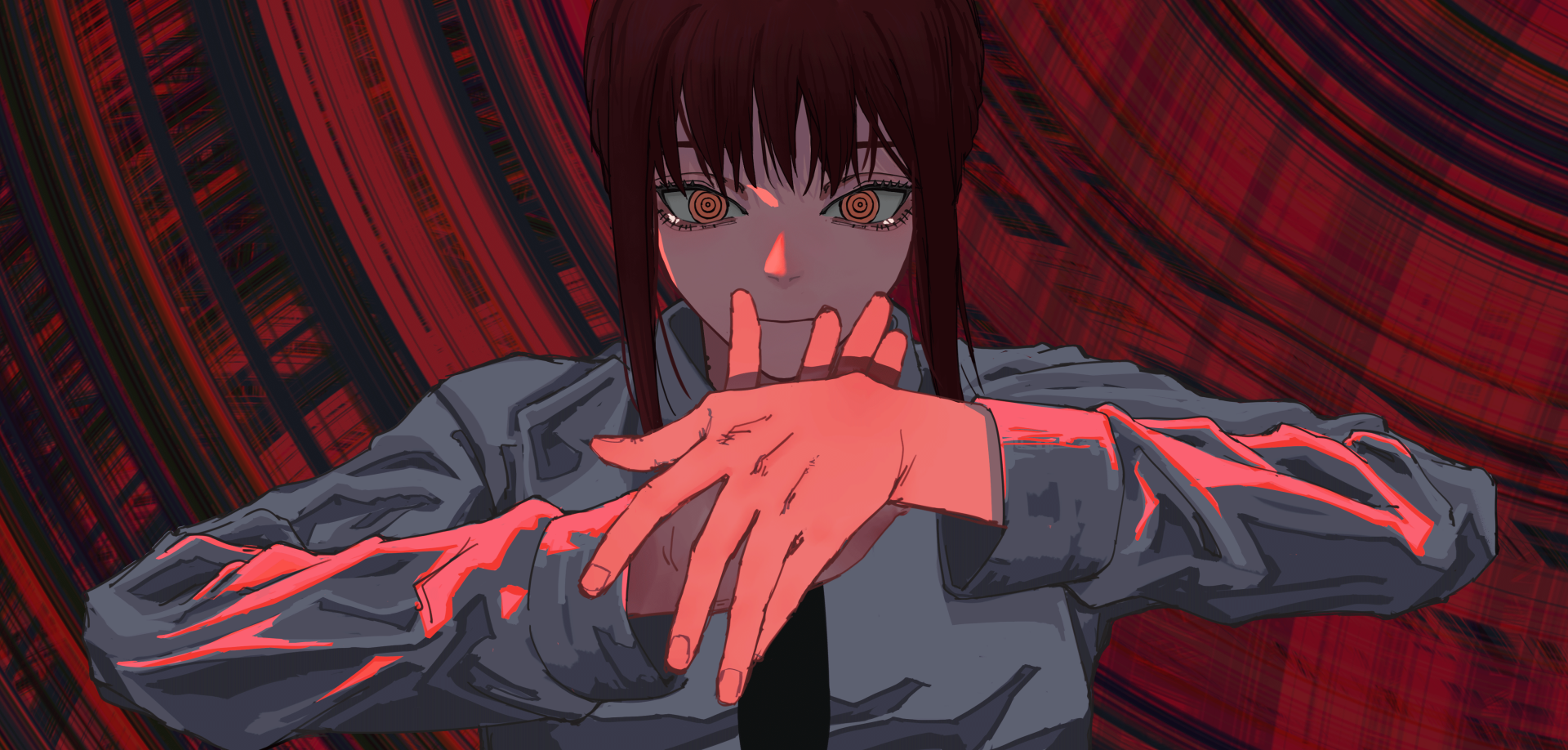 Makima Unleashed: Chainsaw Man 4K Ultra HD Anime Wallpaper by Zzoo_动物园