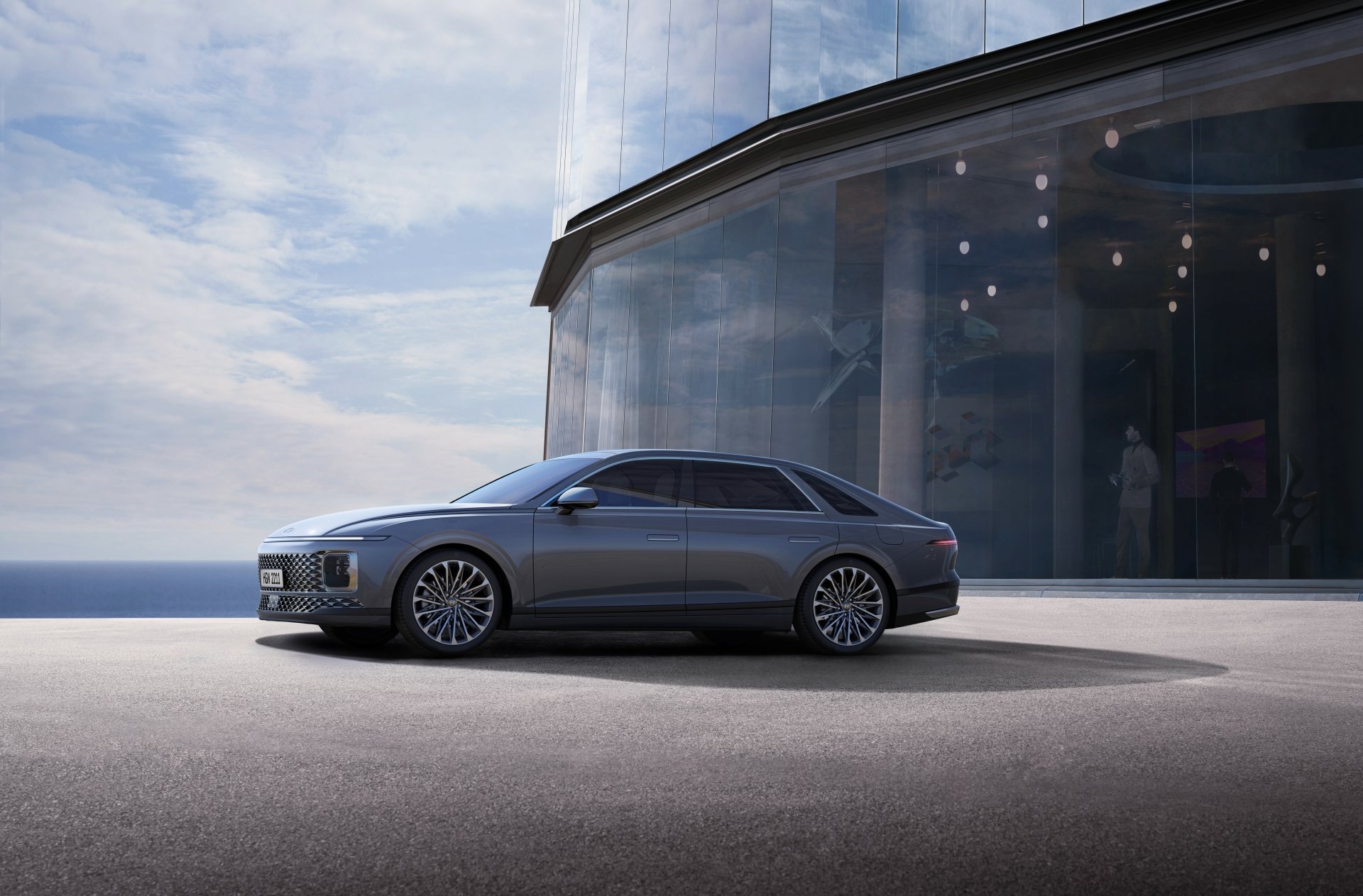 Download Vehicle Hyundai Grandeur 8k Ultra HD Wallpaper