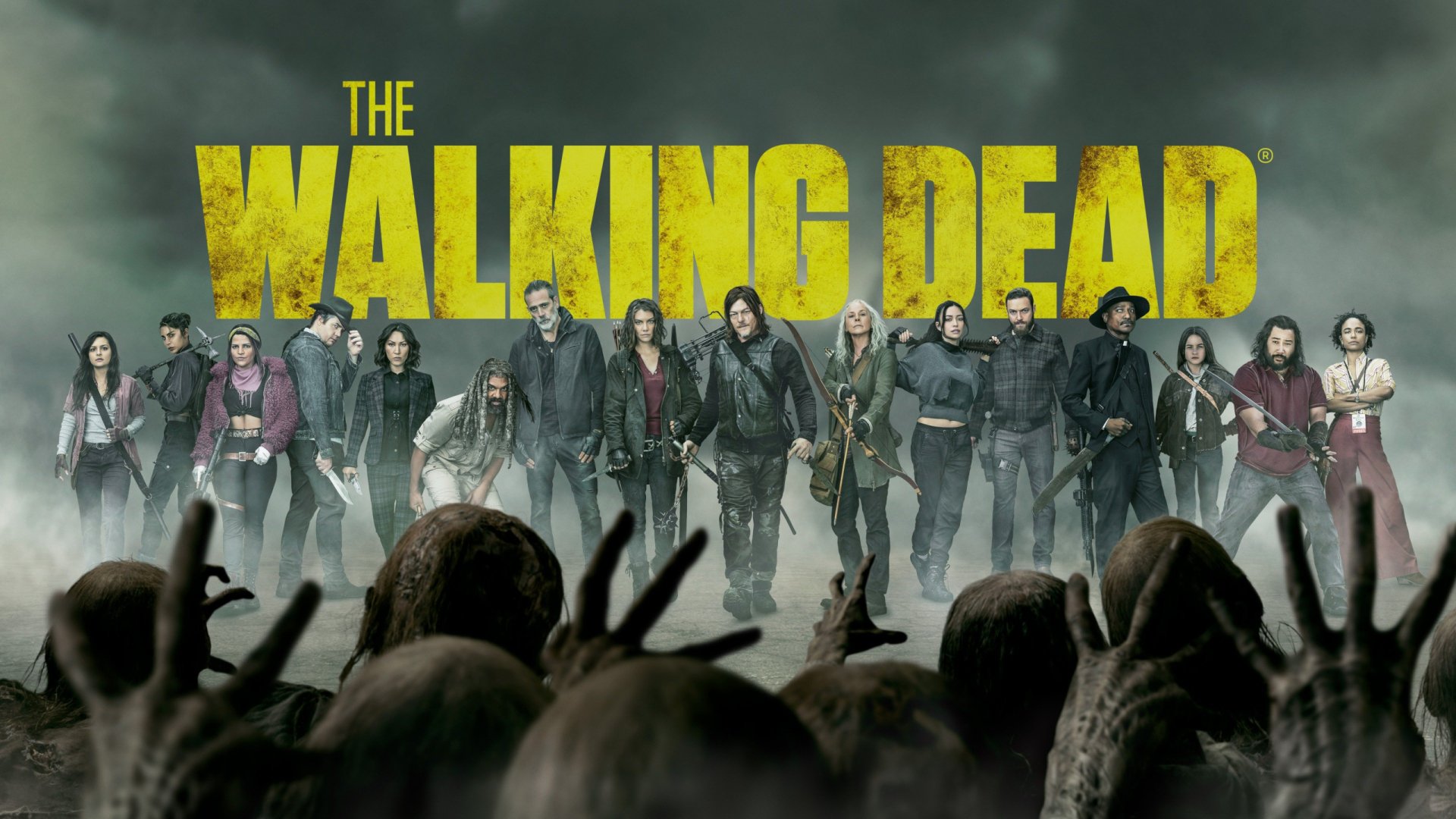 The Walking Dead HD Wallpaper: Epic TV Show Zombie Stand-Off