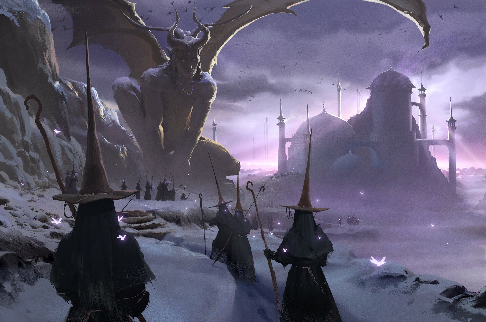 Download Fantasy Witch HD Wallpaper by E. Efe Vardar | 1920x1273 ...