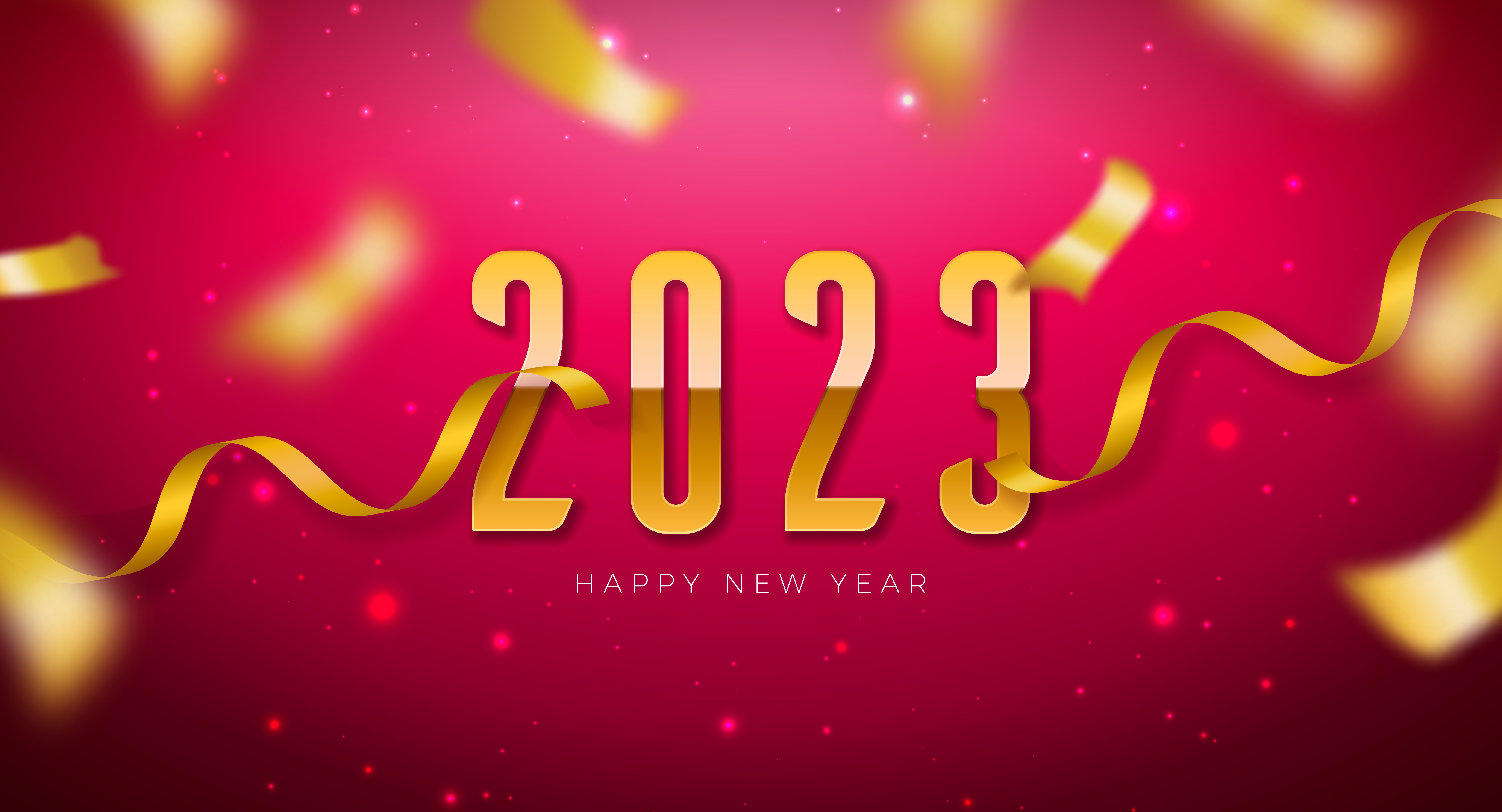 Download Holiday New Year 2023 4k Ultra HD Wallpaper