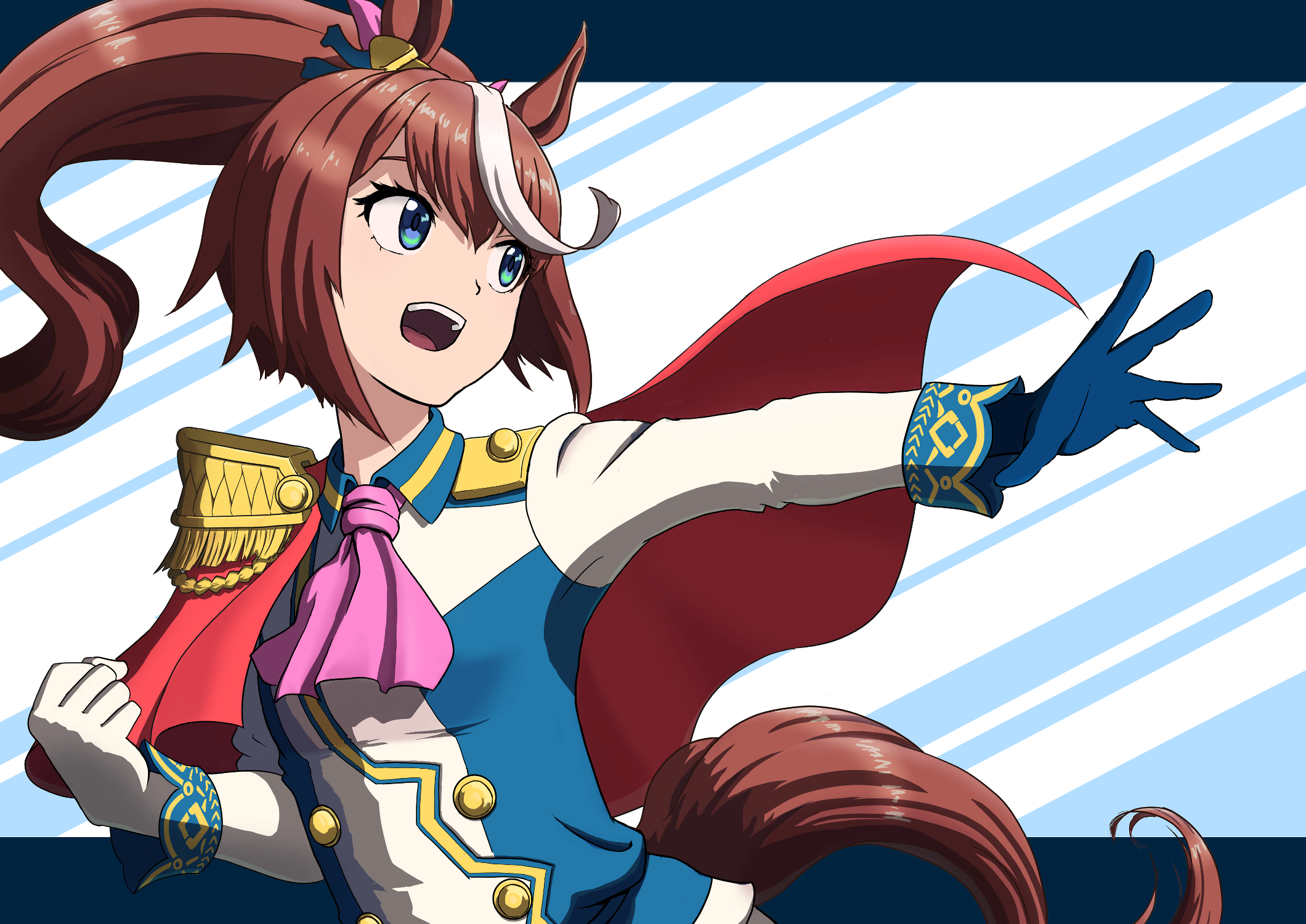 Download Tokai Teio Anime Uma Musume: Pretty Derby HD Wallpaper