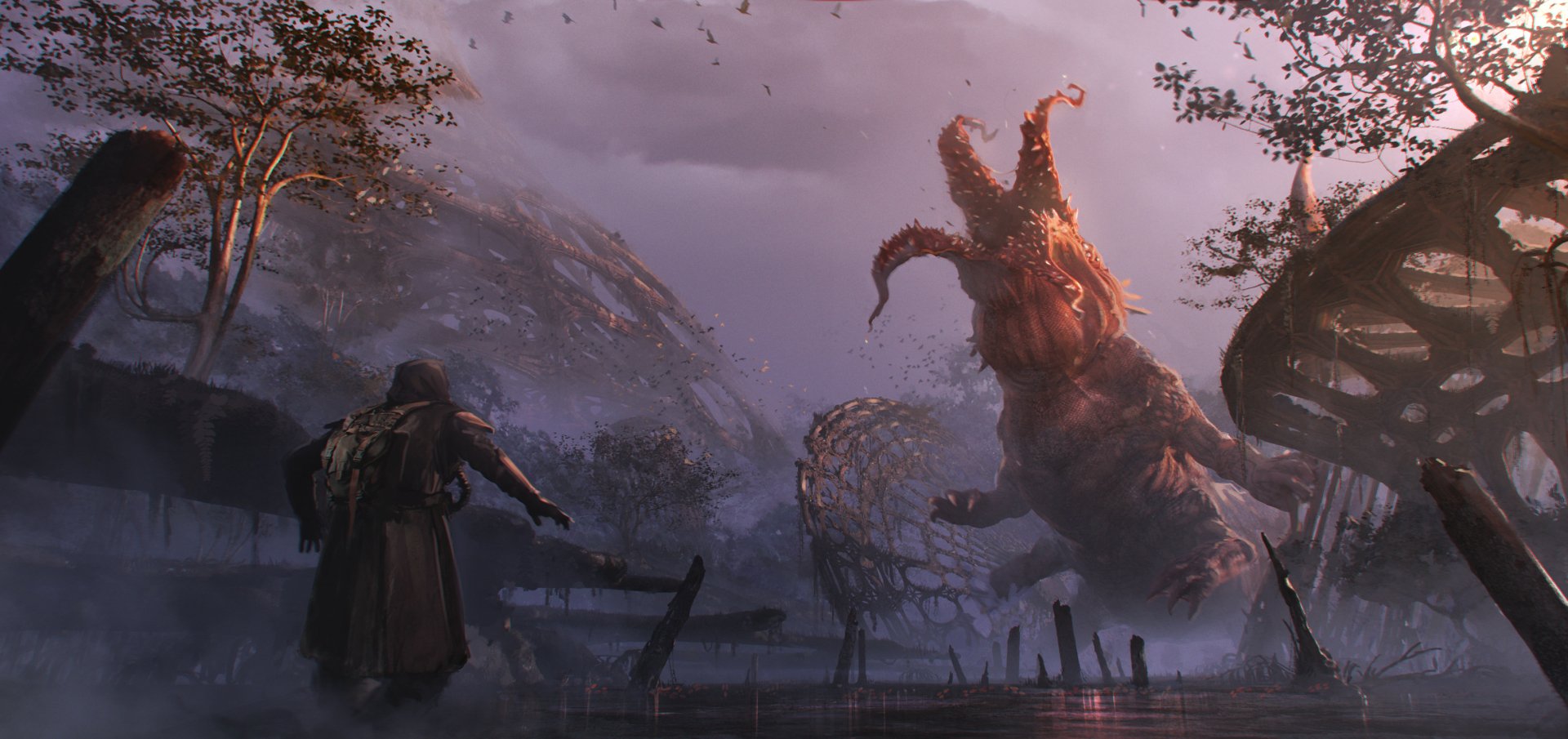 Download Sci Fi Creature HD Wallpaper by Jules Darriulat