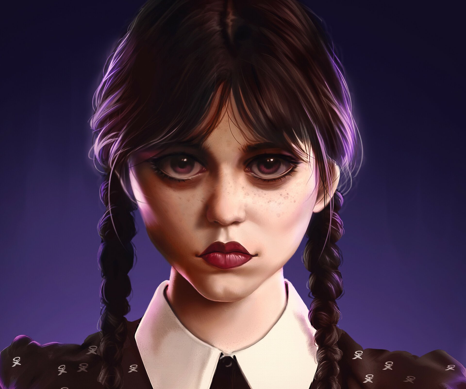Download Wednesday Addams TV Show Wednesday HD Wallpaper by Nguyen Tam