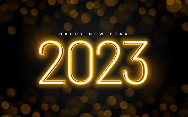 Download Holiday New Year 2023 4k Ultra HD Wallpaper