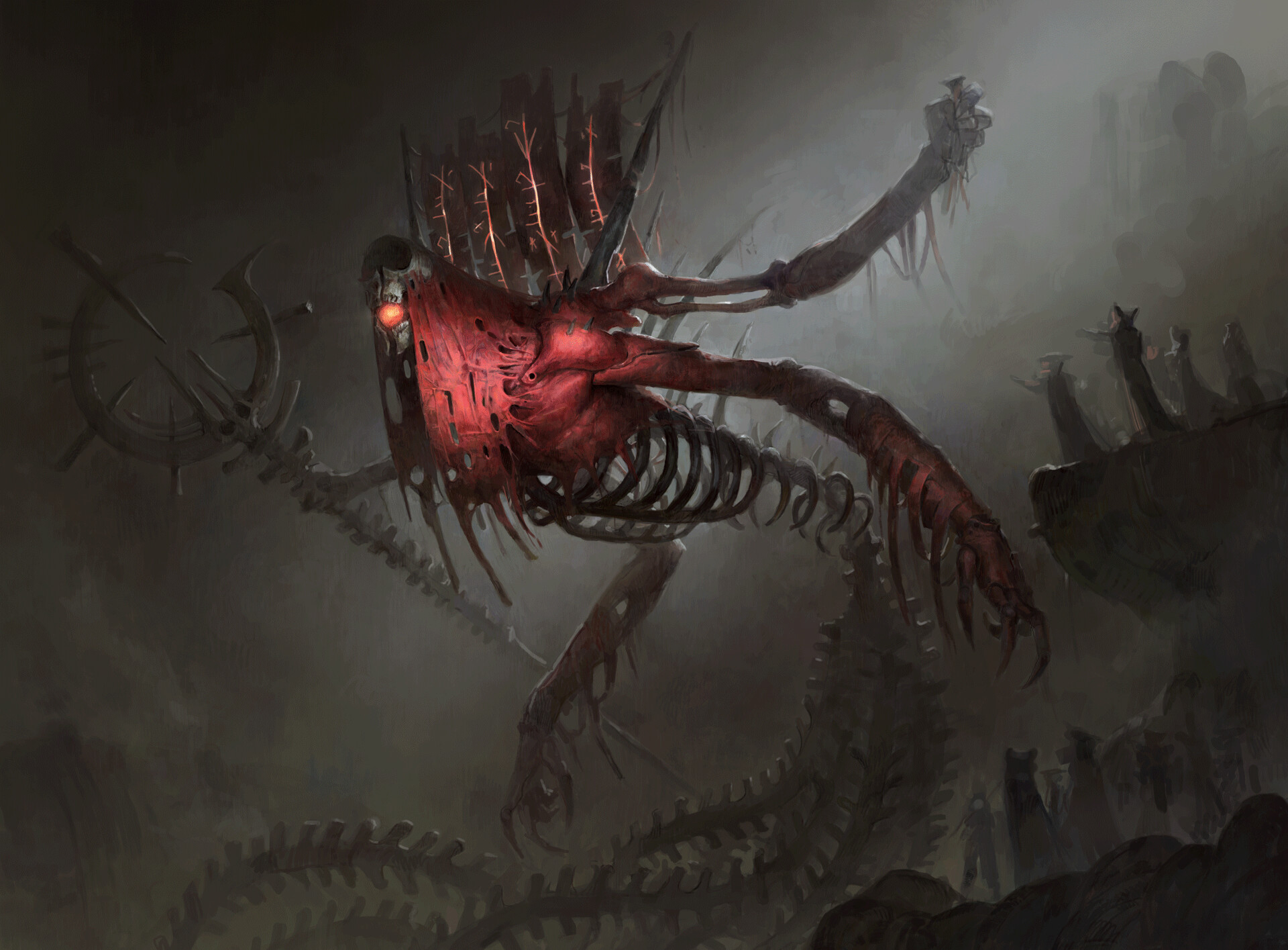 Dark Mechanical Horror: Magic The Gathering HD Wallpaper by Bogdan ...