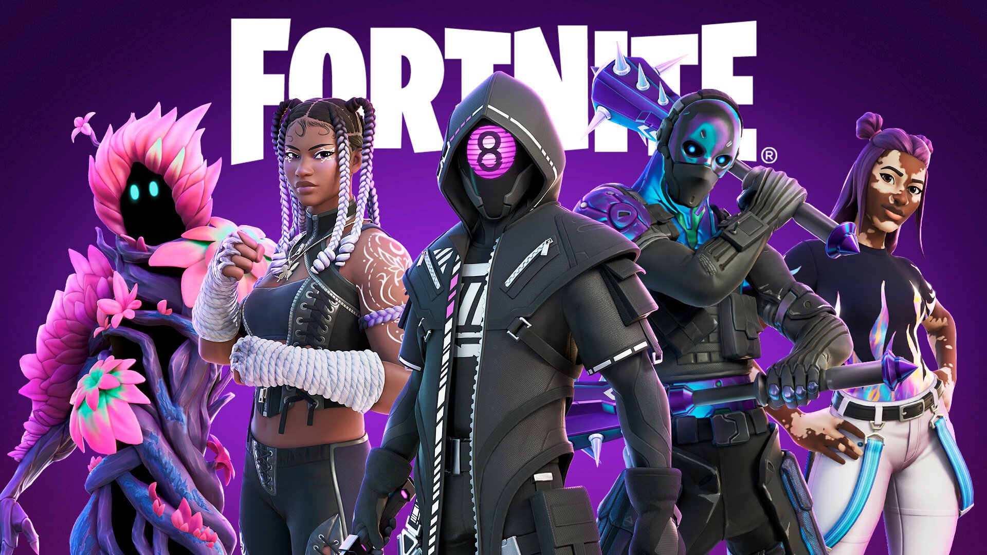 Fortnite HD Wallpaper: Epic Video Game Skins Showcase