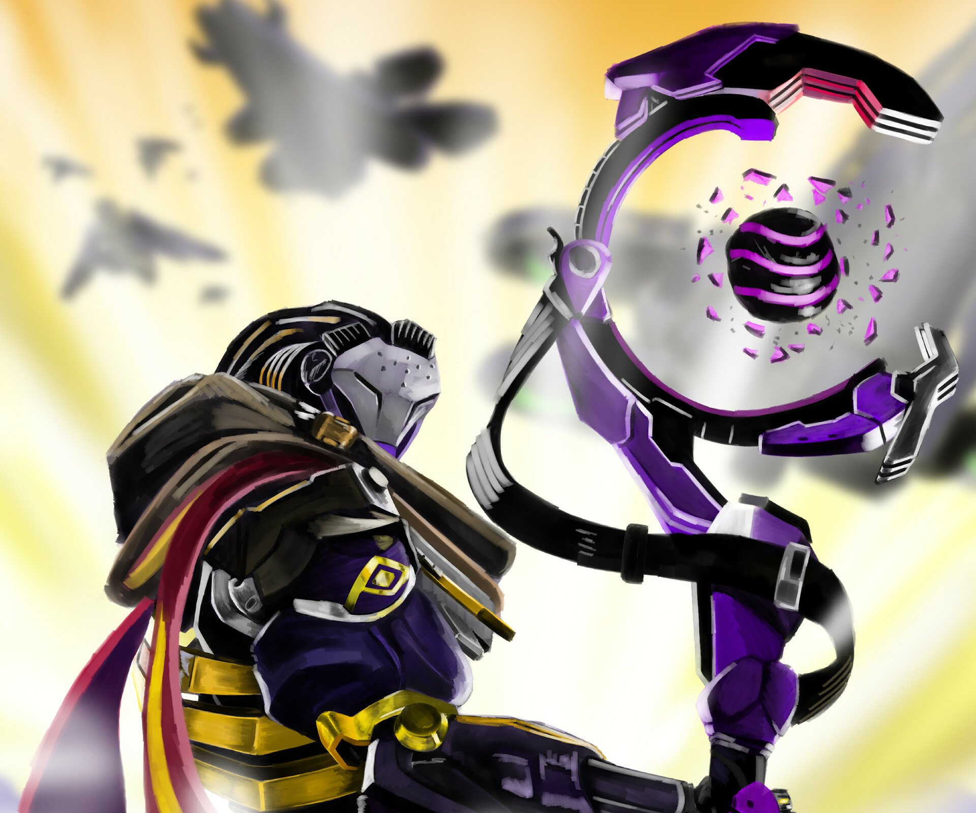 Download Ramattra Video Game Overwatch 2 HD Wallpaper by Samuele Ricci