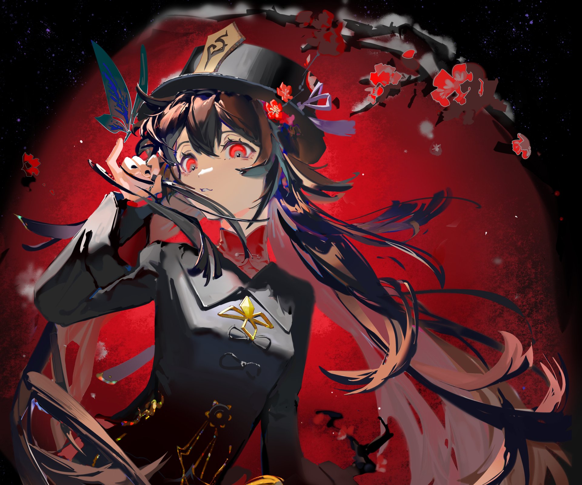 Hu Tao HD Wallpaper – Genshin Impact’s Fiery Spirit in Stunning Detail ...