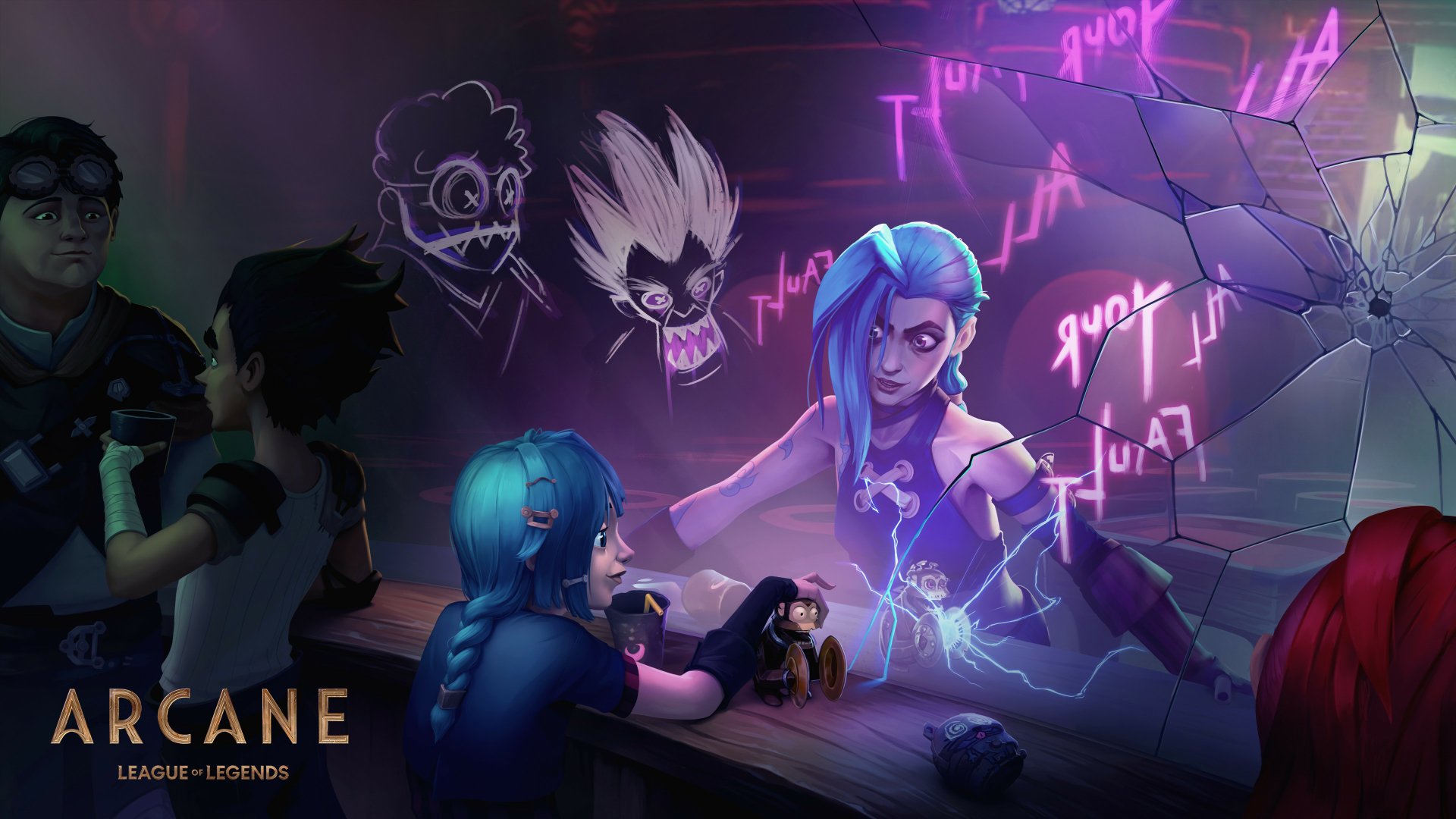 Jinx Arcane 4K Ultra HD Wallpaper – League of Legends TV Show Vibes by ...