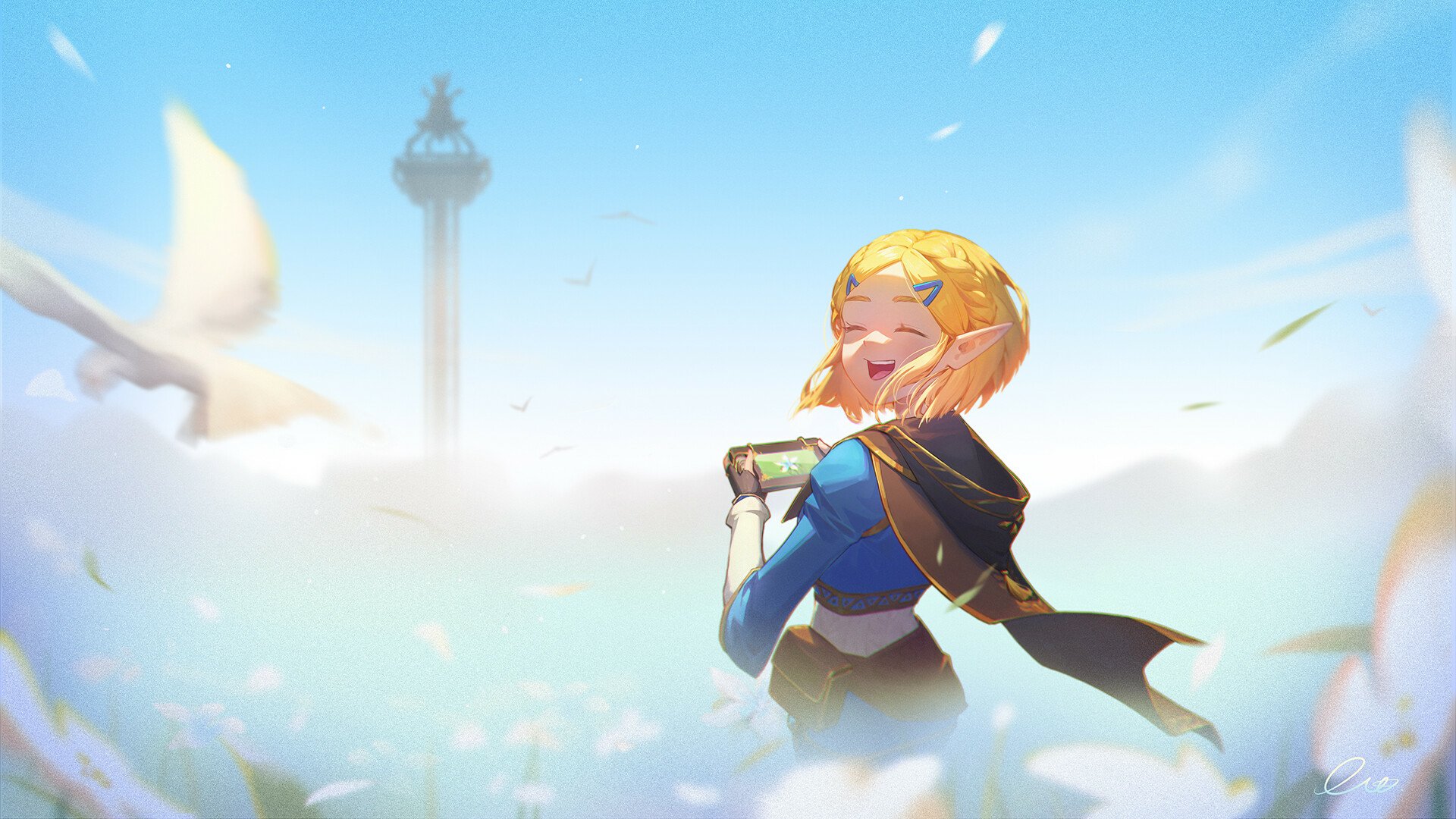 Download Princess Zelda Video Game The Legend Of Zelda: Tears Of The Kingdom HD Wallpaper by Oct ...