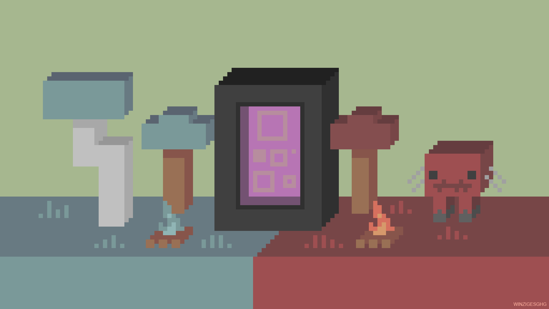 Download Strider (Minecraft) Nether Portal Video Game Minecraft HD ...