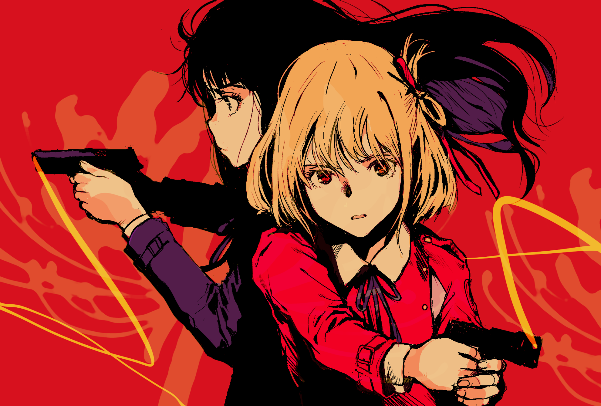 Download Takina Inoue Chisato Nishikigi Anime Lycoris Recoil HD ...