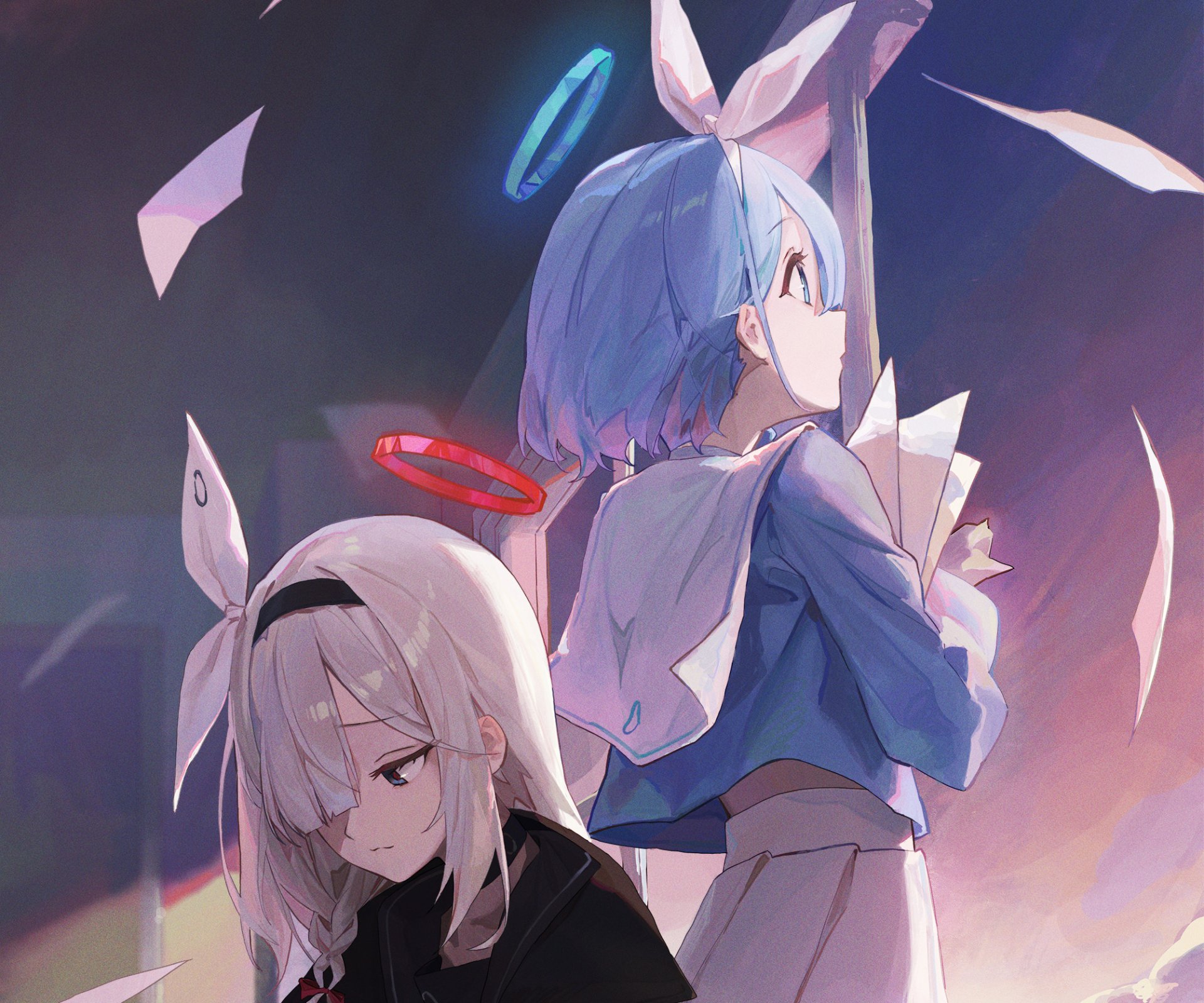 Arona from Blue Archive - Stunning HD Video Game Wallpaper by MuHan