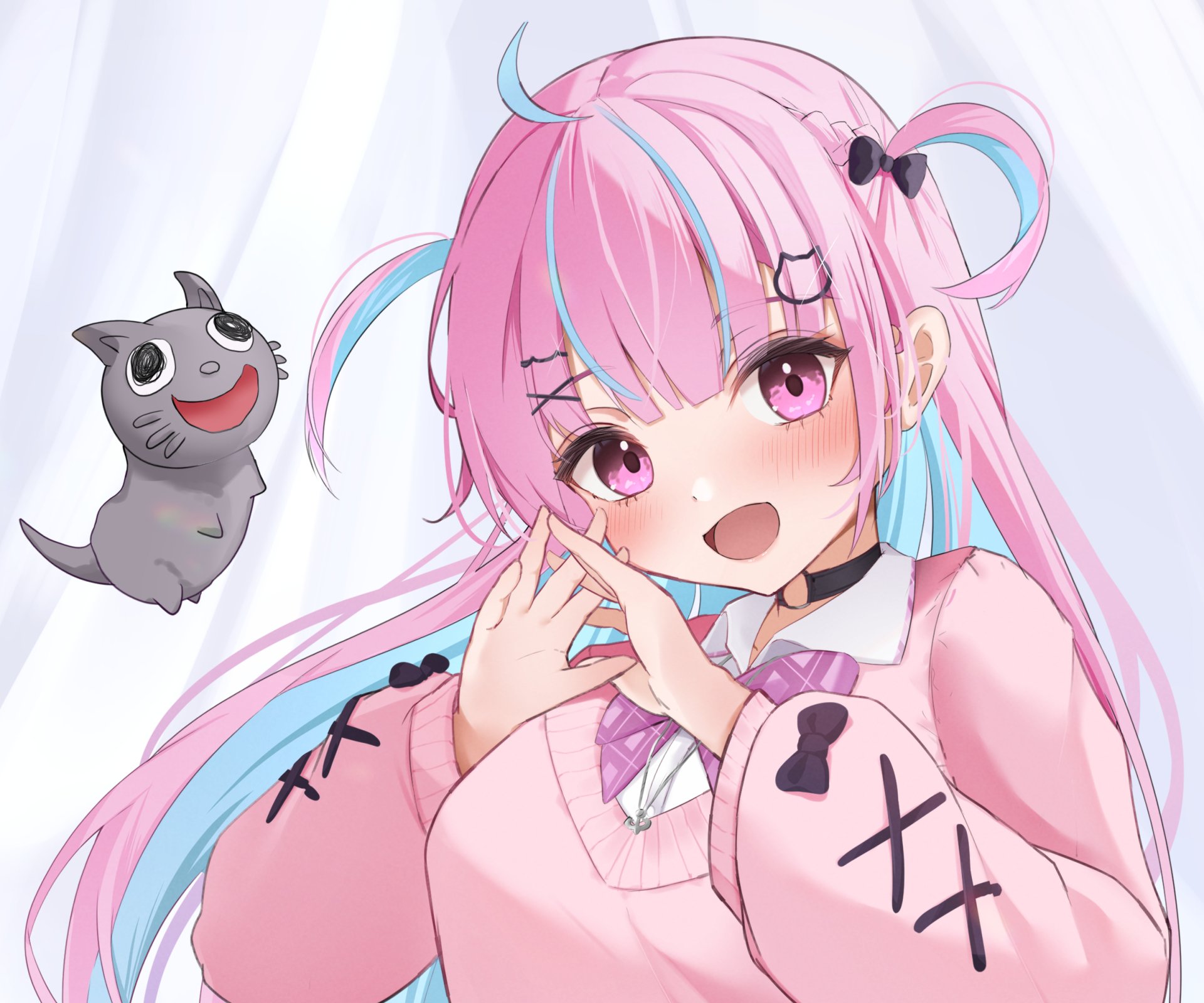 Download Hololive Minato Aqua Anime Virtual Youtuber HD Wallpaper by ...