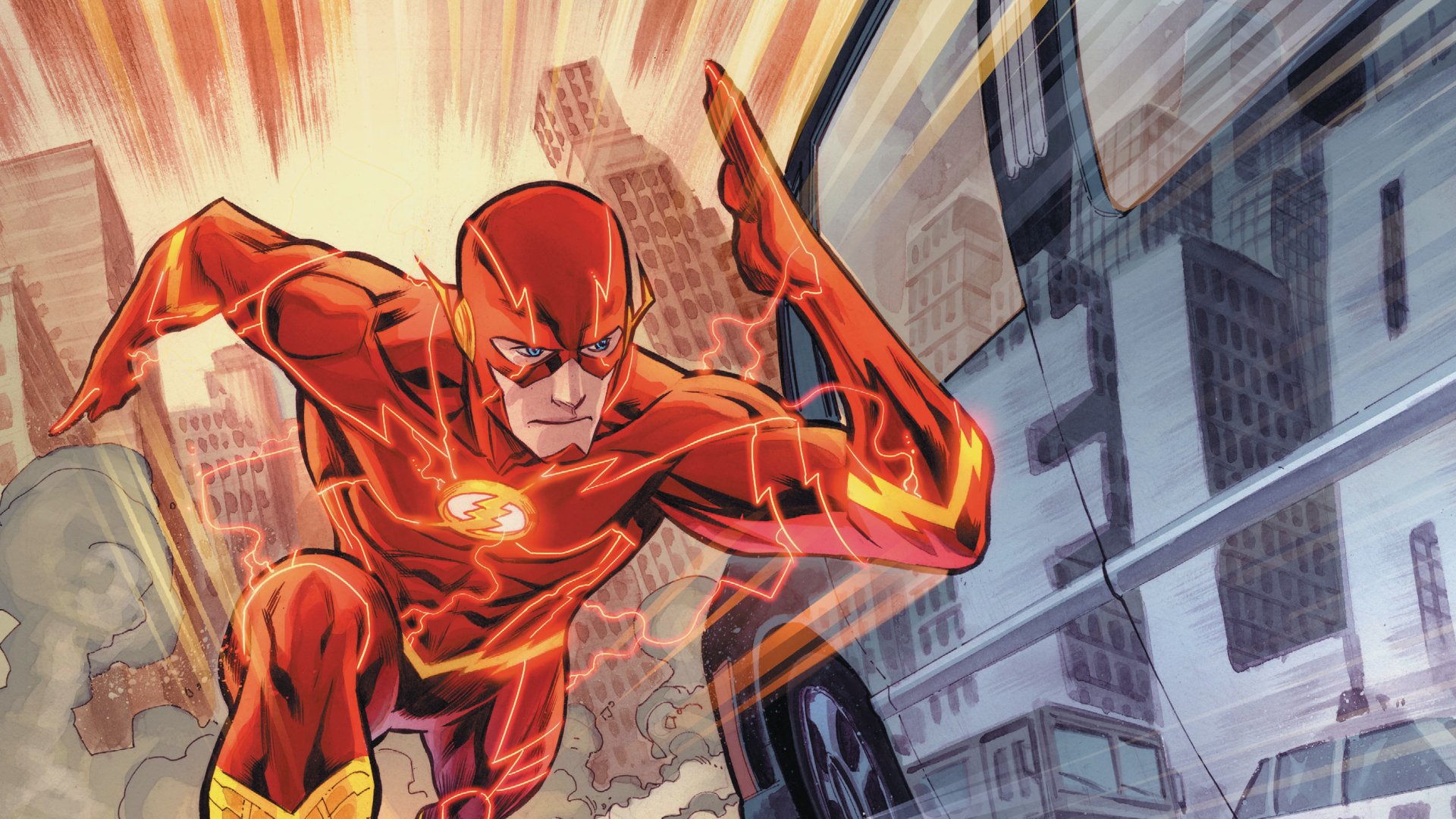 Download Comic Flash HD Wallpaper by Francis Manapul