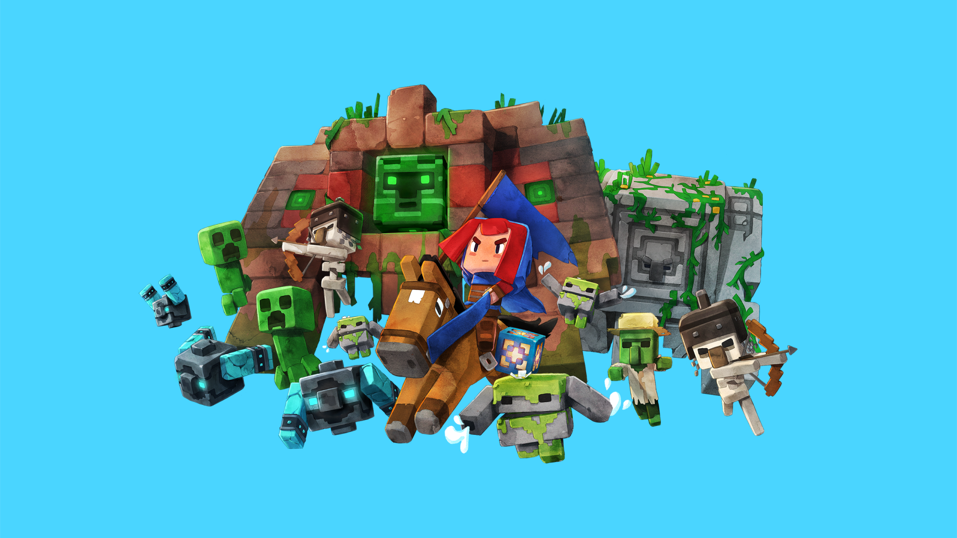 Minecraft Legends HD Adventure Wallpaper