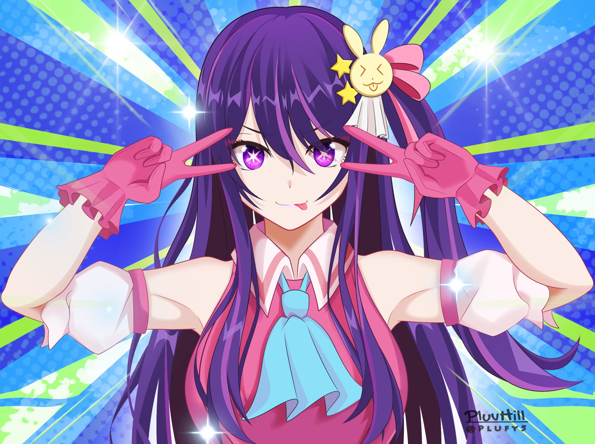 Download Ai Hoshino Anime Oshi No Ko HD Wallpaper by Pluv Hill ...