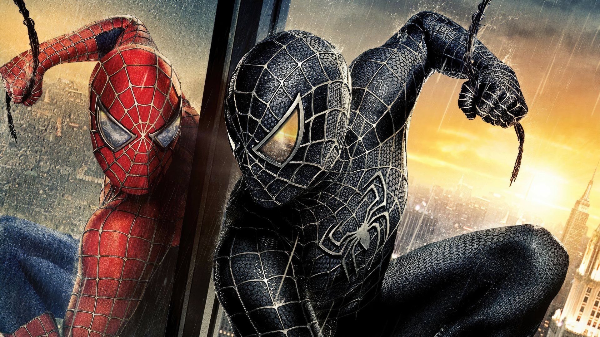 Spider-Man 3: Dual-Suit Showdown — 4K Ultra HD Wallpaper