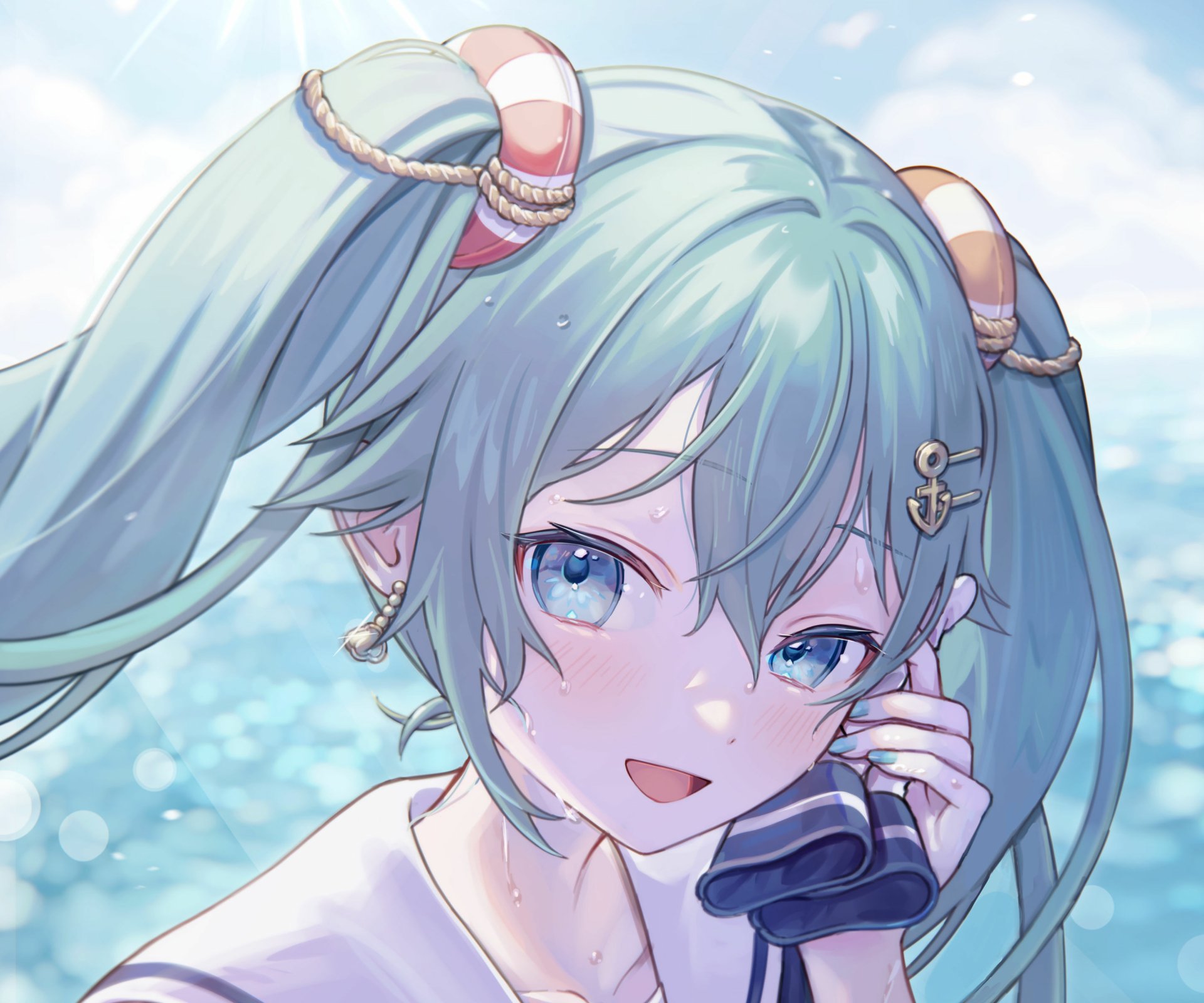 Hatsune Miku HD Anime Wallpaper – Vibrant Vocaloid Visuals