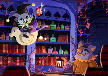 Jevil (Deltarune) - Desktop Wallpapers, Phone Wallpaper, PFP, Gifs, and ...