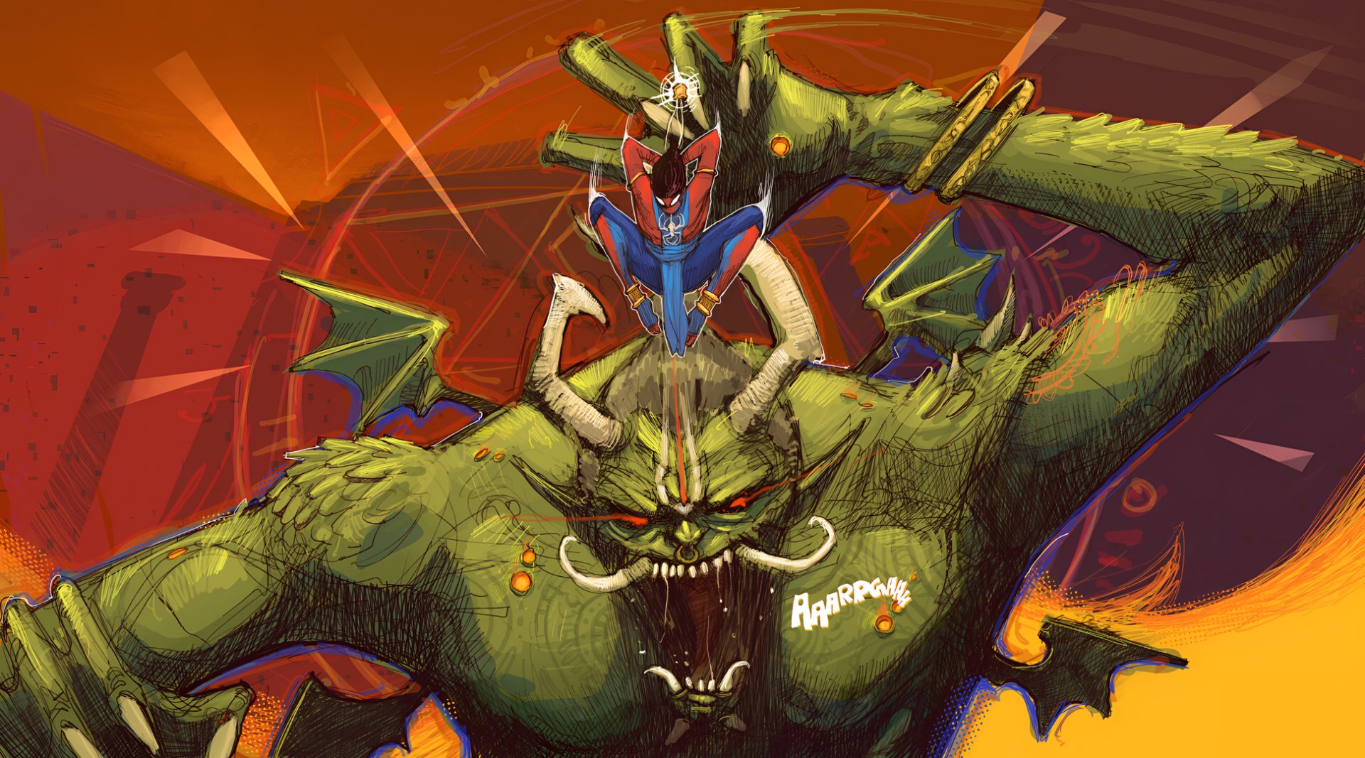 Spider-Man: India - Pavitr Prabhakar HD Wallpaper by Sreehari Siva