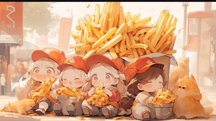 French Fries - Desktop Wallpapers, Phone Wallpaper, PFP, Gifs, and More!