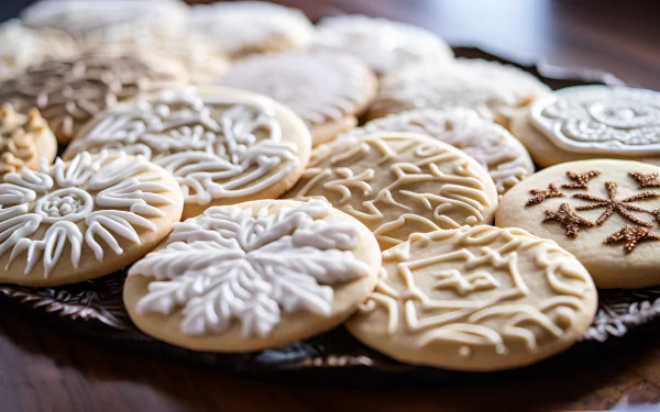 Delightful Christmas Cookies - HD Wallpaper