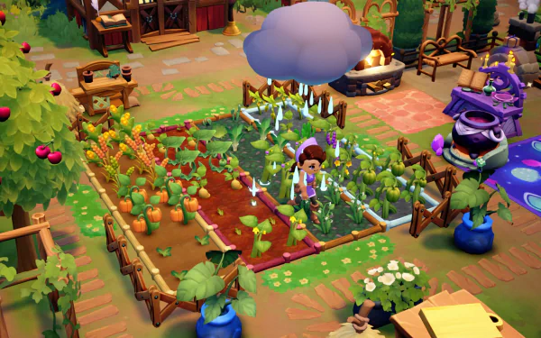 Enchanted Fae Farm HD Wallpaper