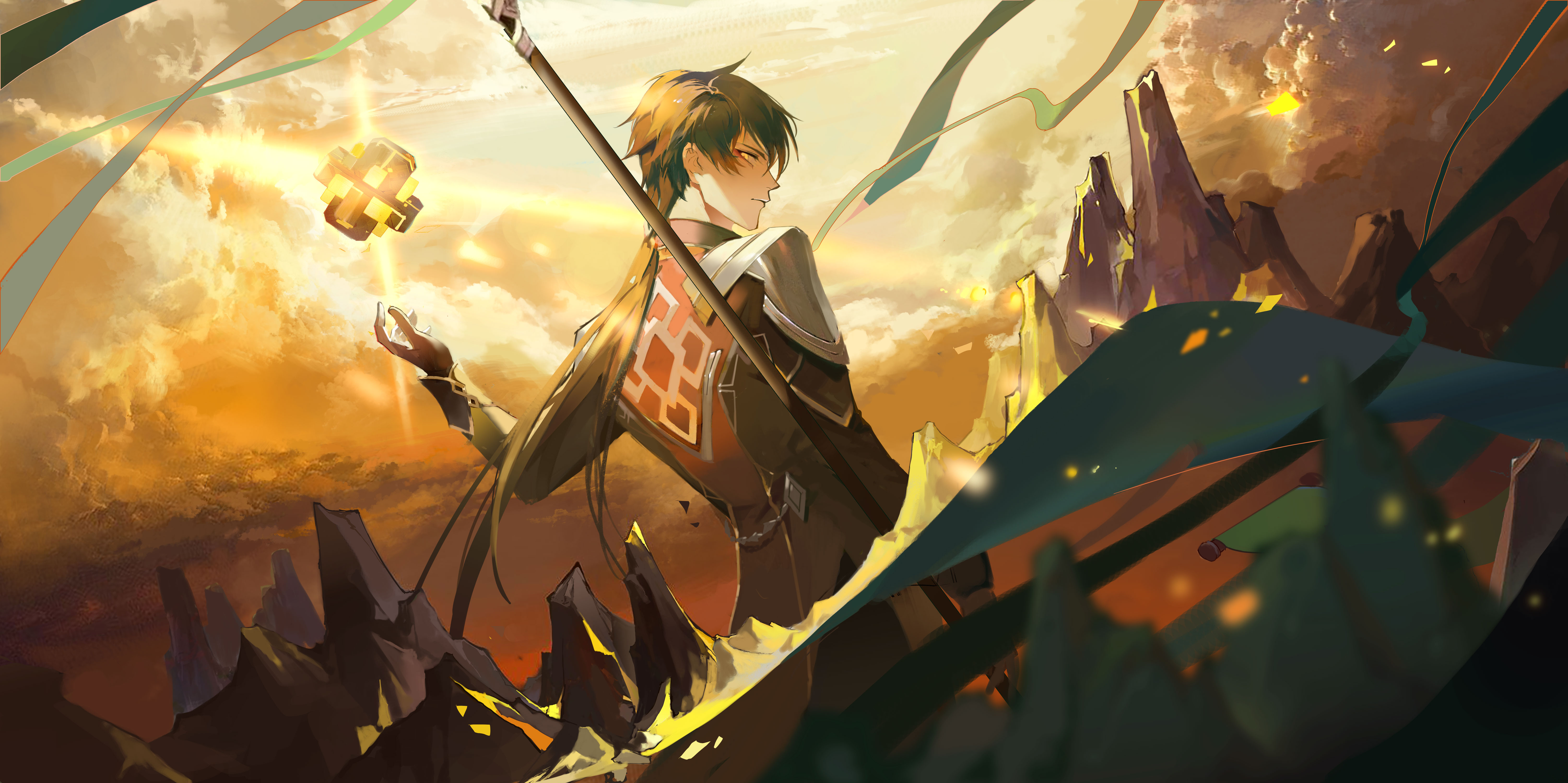 Majestic Zhongli HD Wallpaper - Free Download