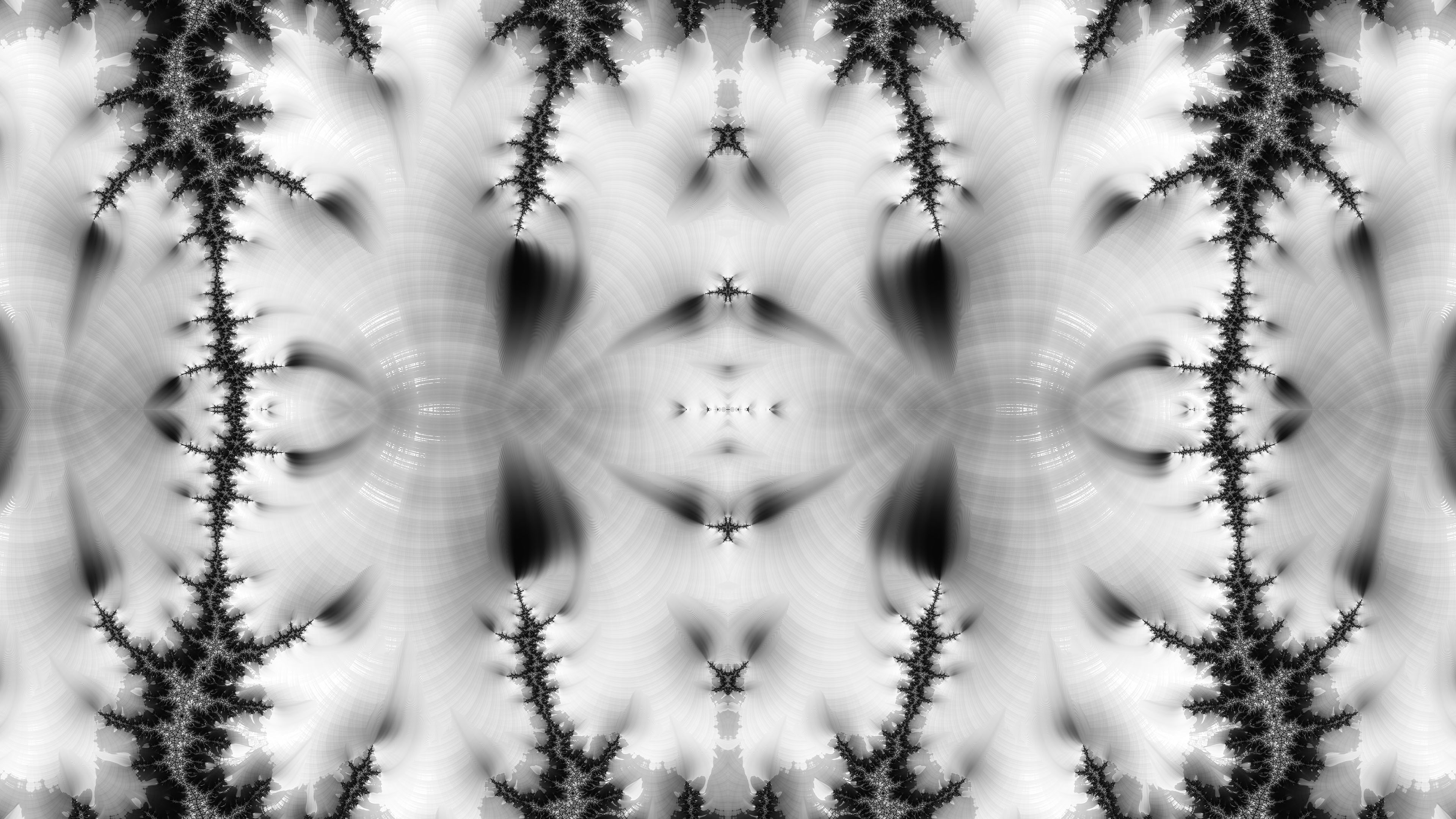 Trippy Fractal Art 4K desktop Wallpaper by Dr-Pen