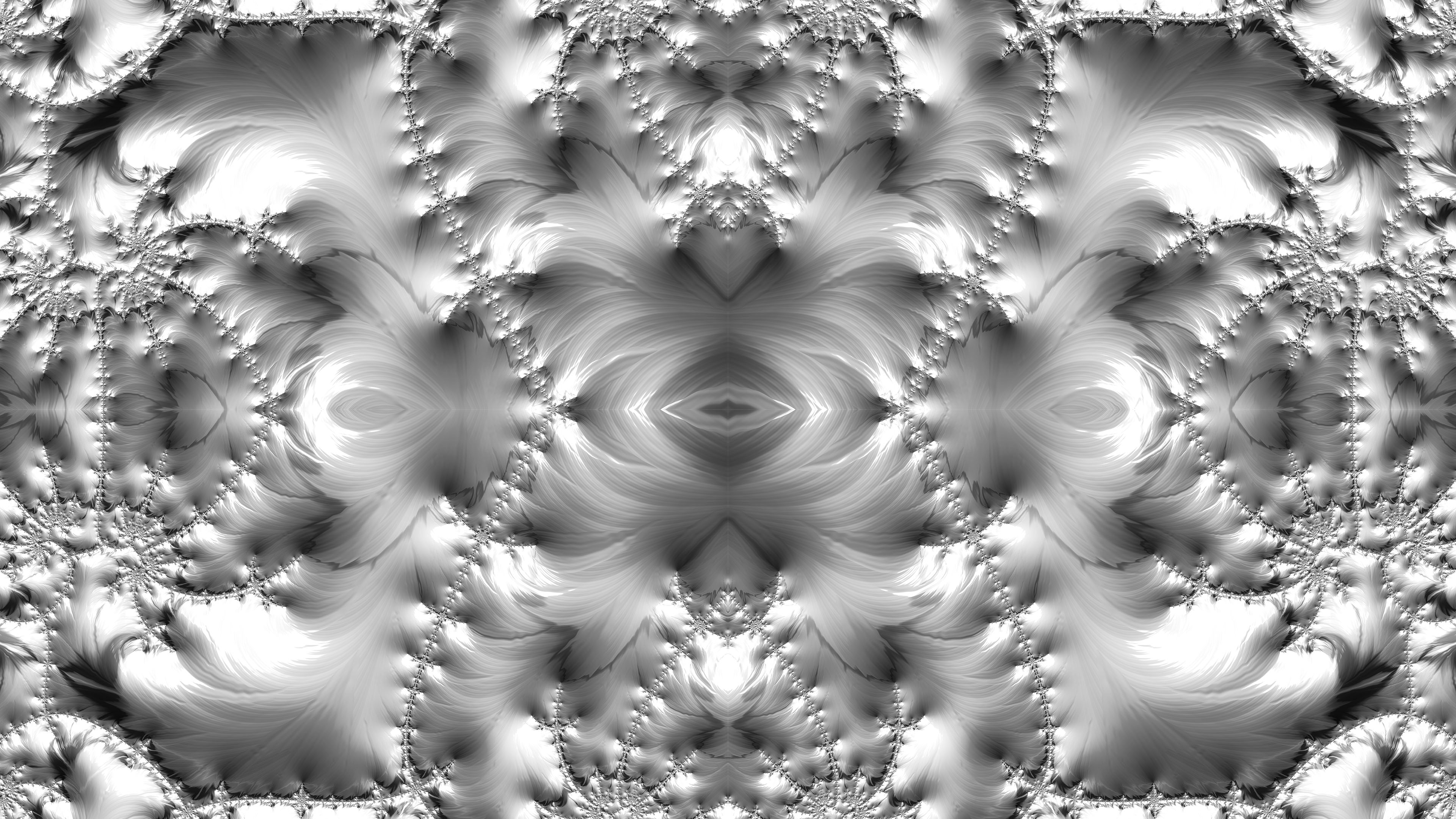 Trippy Fractal Art 4K desktop Wallpaper by Dr-Pen