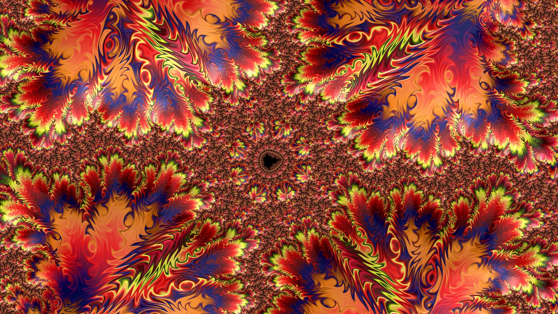 8k Trippy Psychedelic Fractal Wallpaper by Dr-Pen