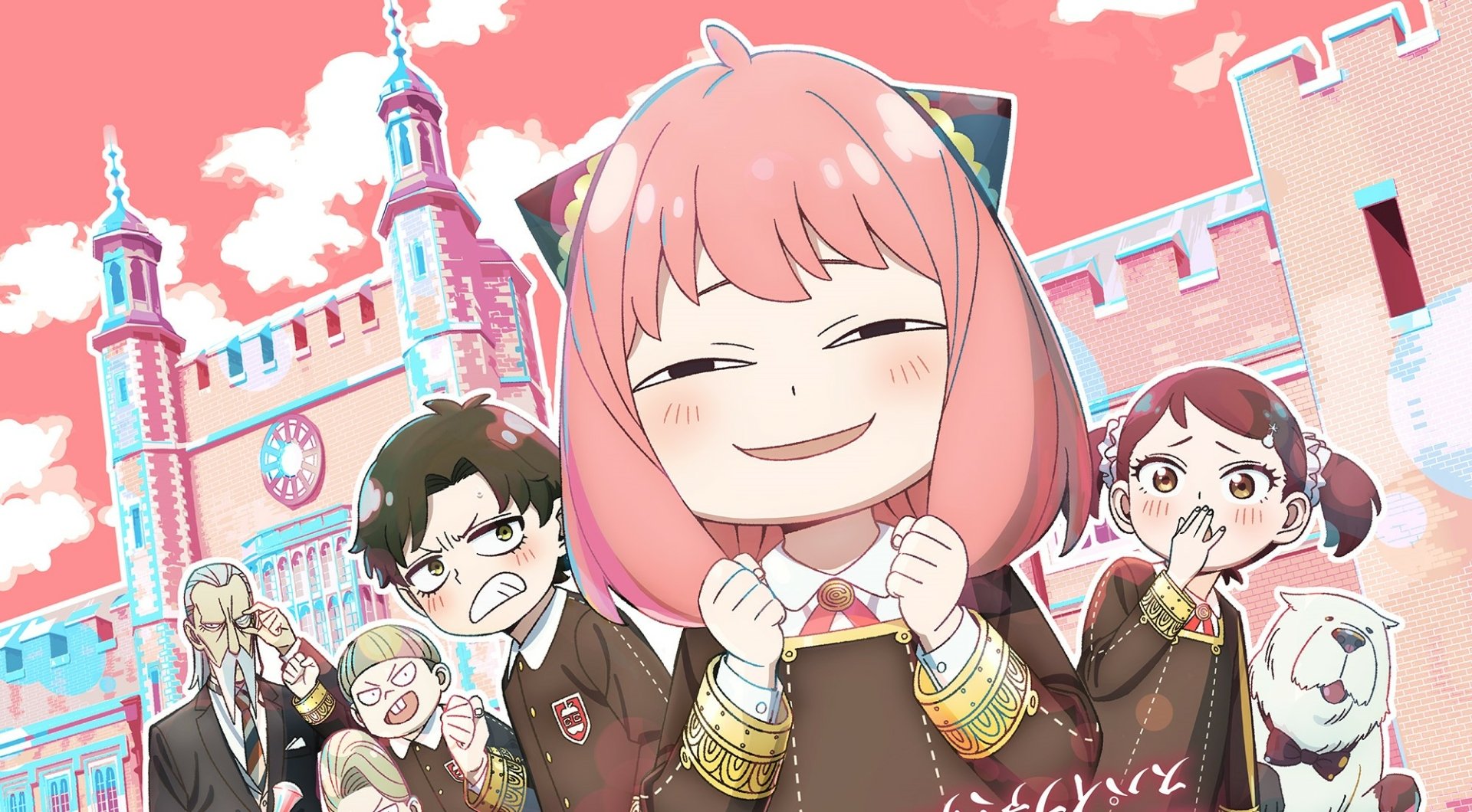 Spy x Family HD Wallpaper: Anya, Damian, Becky & Co. United