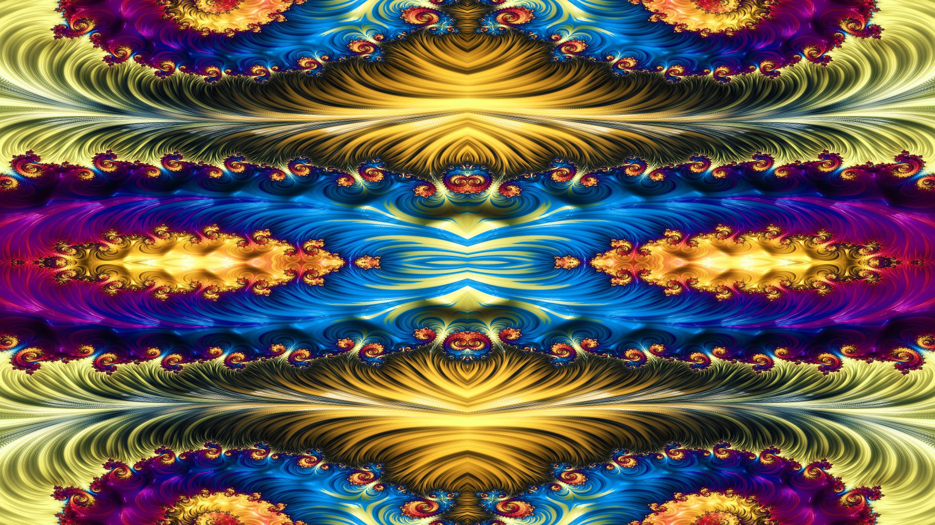 Trippy Psychedelic Fractal Wallpaper by Dr-Pen | 3840x2160 | Wallpaper ...