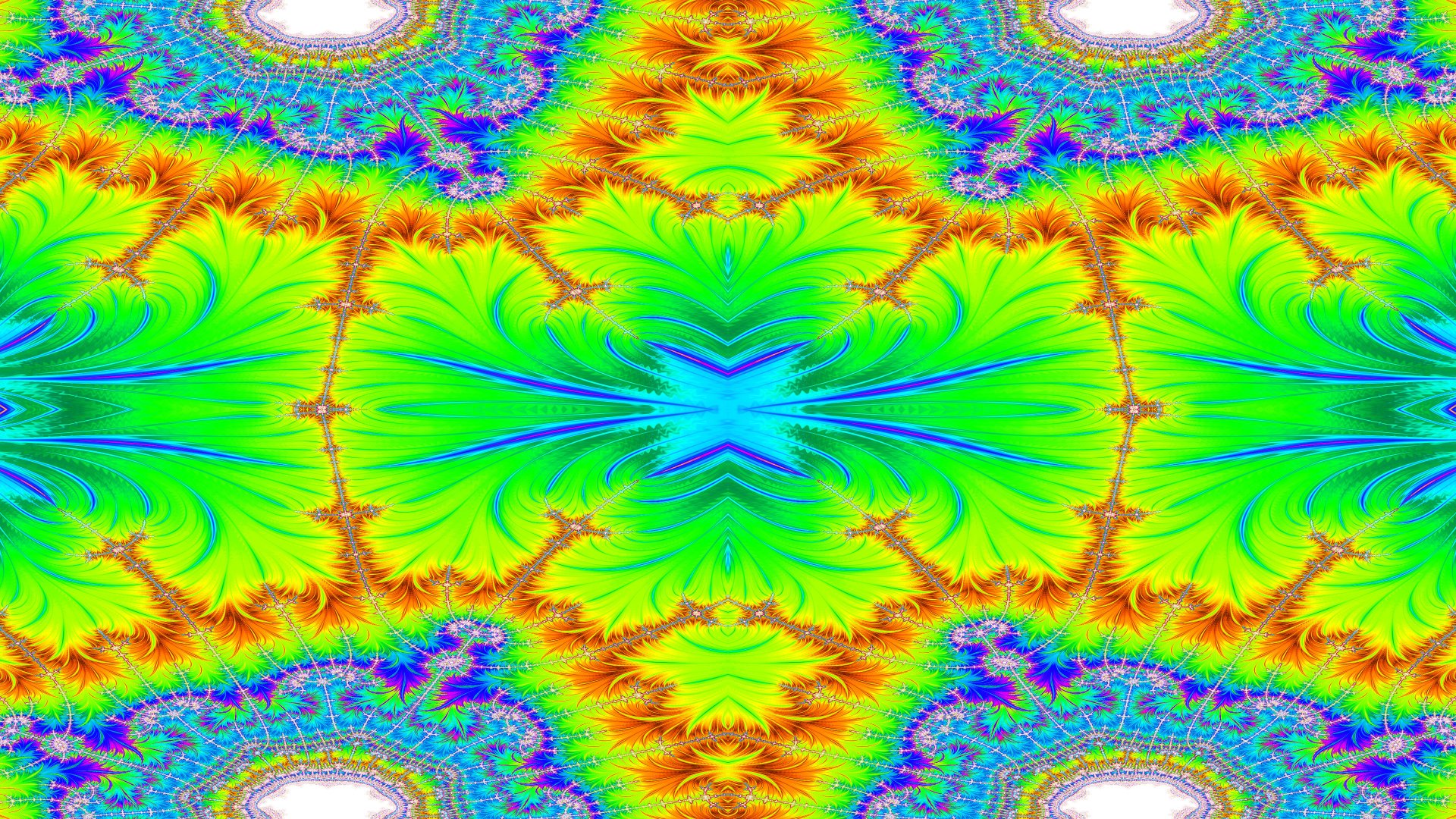 Trippy Fractal Art 4K desktop Wallpaper by Dr-Pen