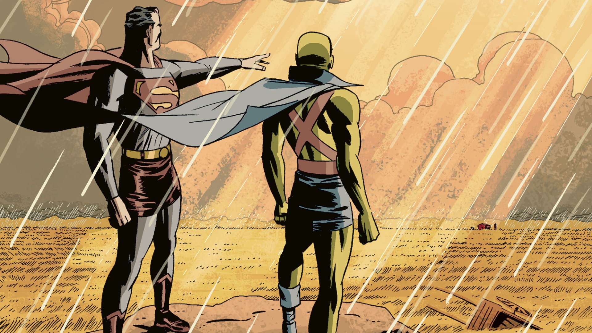 Download Comic DC: The New Frontier HD Wallpaper by Darwyn Cooke