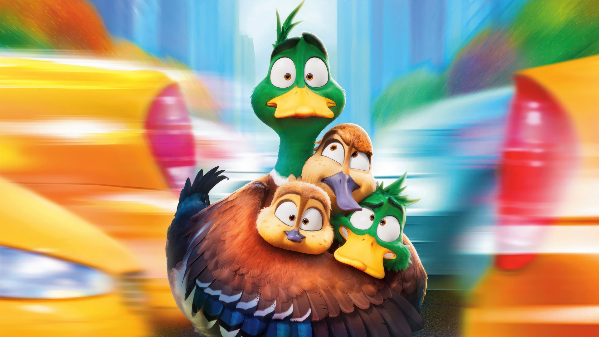 Vibrant Animated Migration Adventure HD Wallpaper 2023