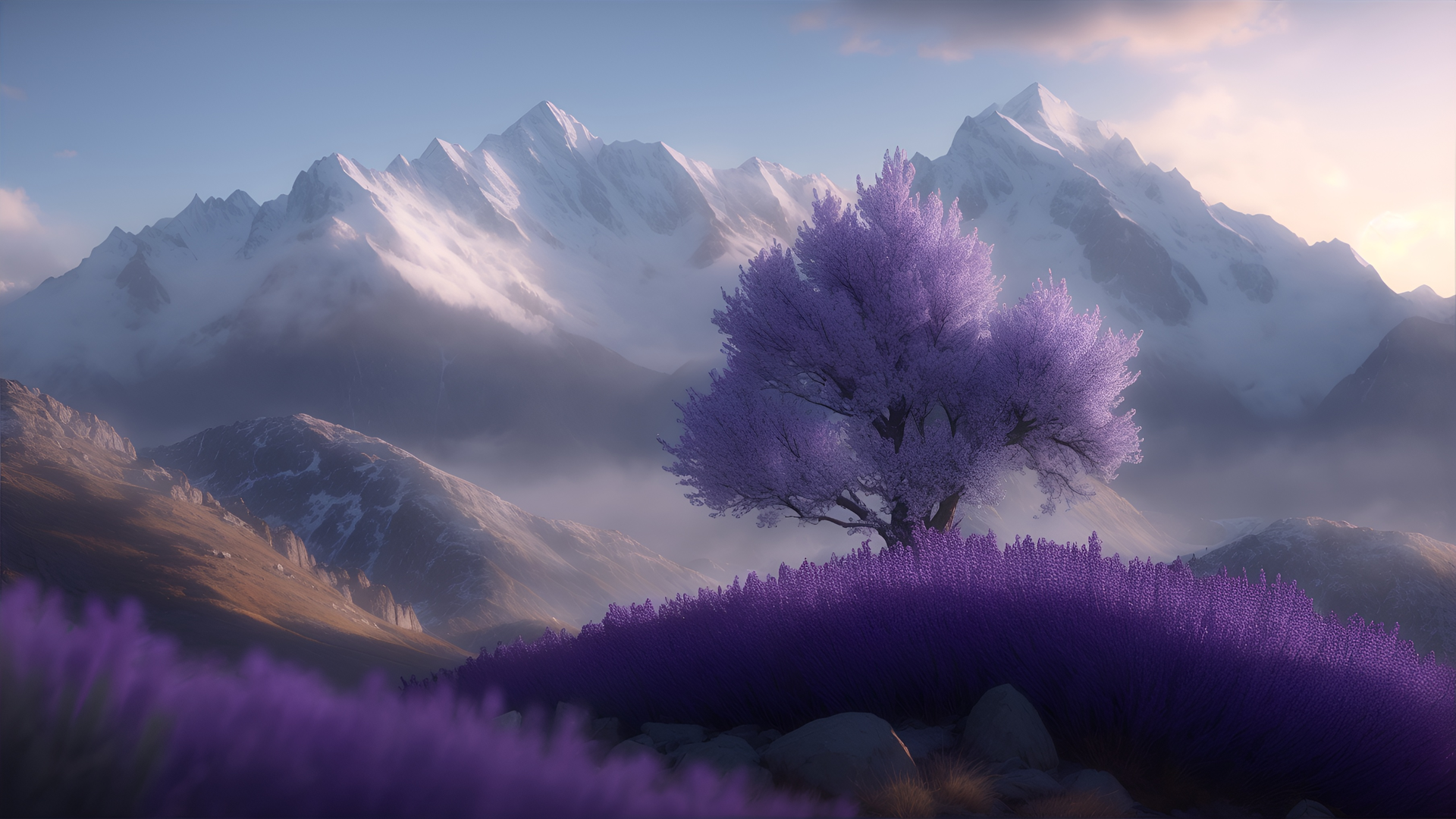 Alpine Landscape by AnimeHead