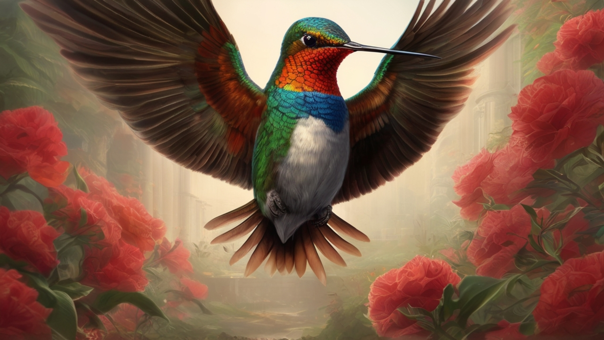 Hummingbird by AnimeHead | 1920x1080 | Wallpaper Abyss