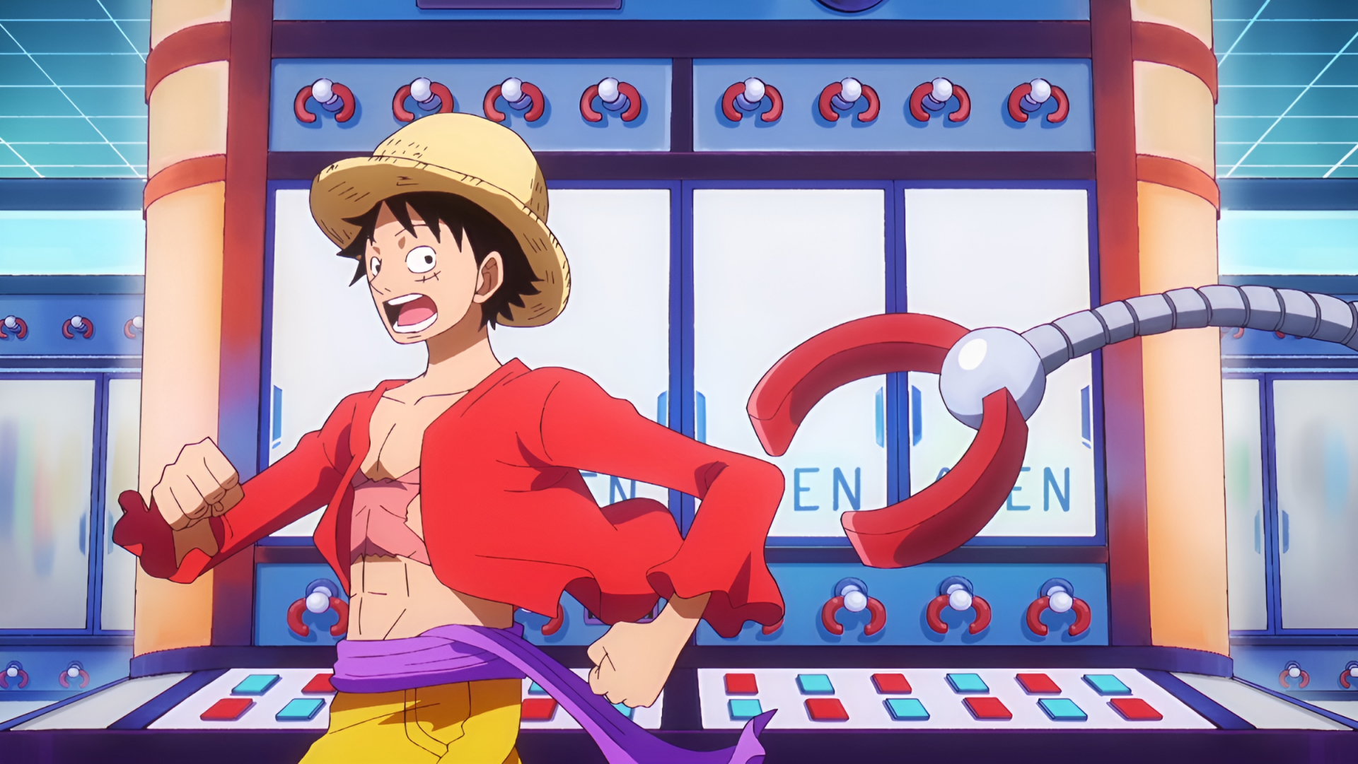 HD Anime Wallpaper: Monkey D. Luffy from One Piece Adventure