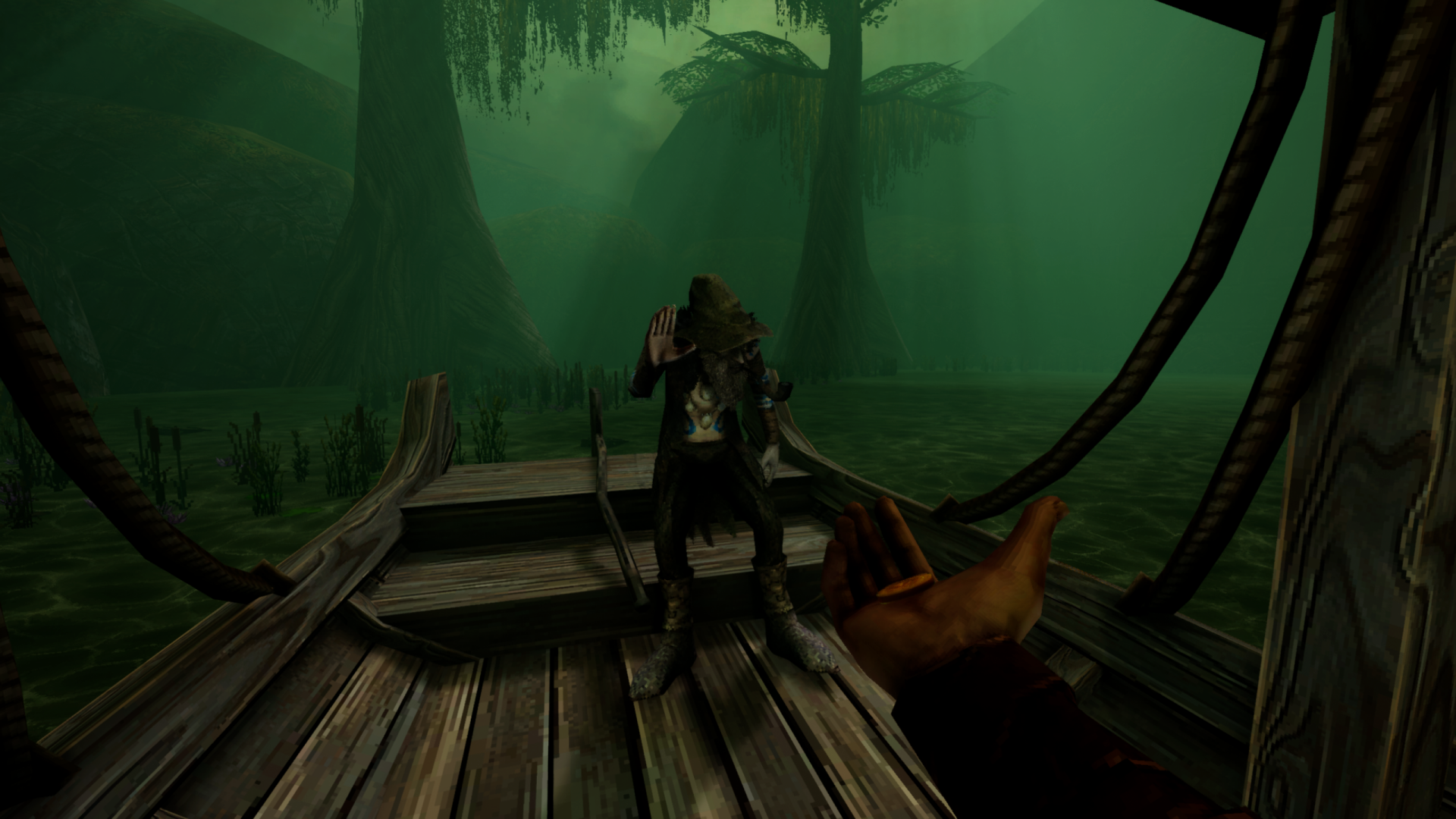 Graven Video Game Swamp Journey HD Wallpaper