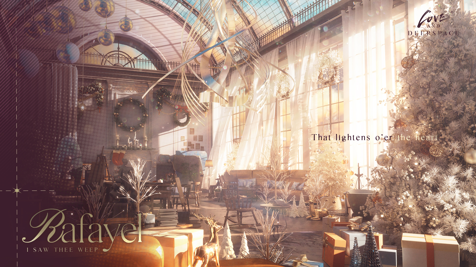 Romantic Video Game Spacescape HD Wallpaper