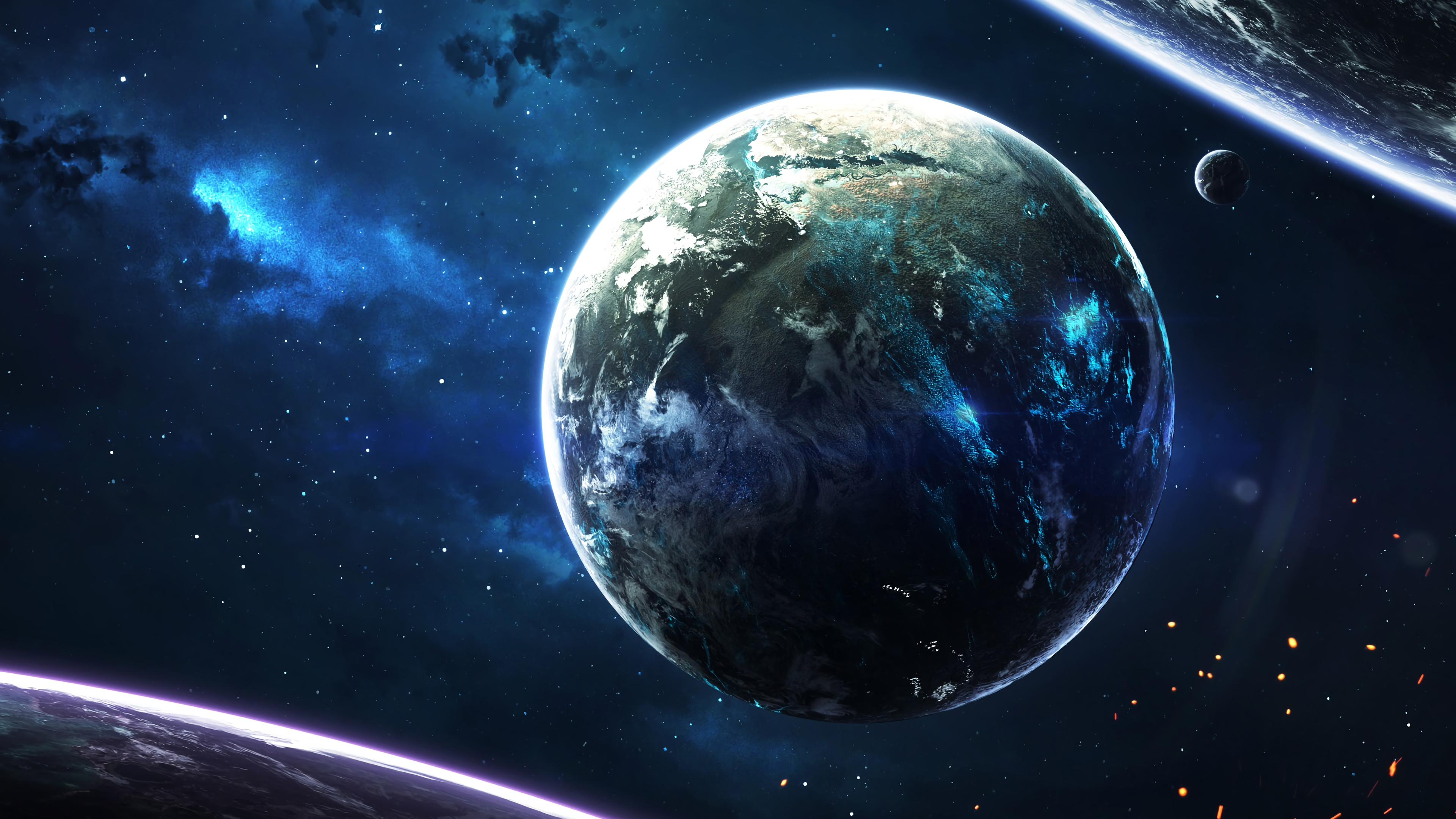 Download Space Stars Galaxy Universe 4k Ultra HD Wallpaper